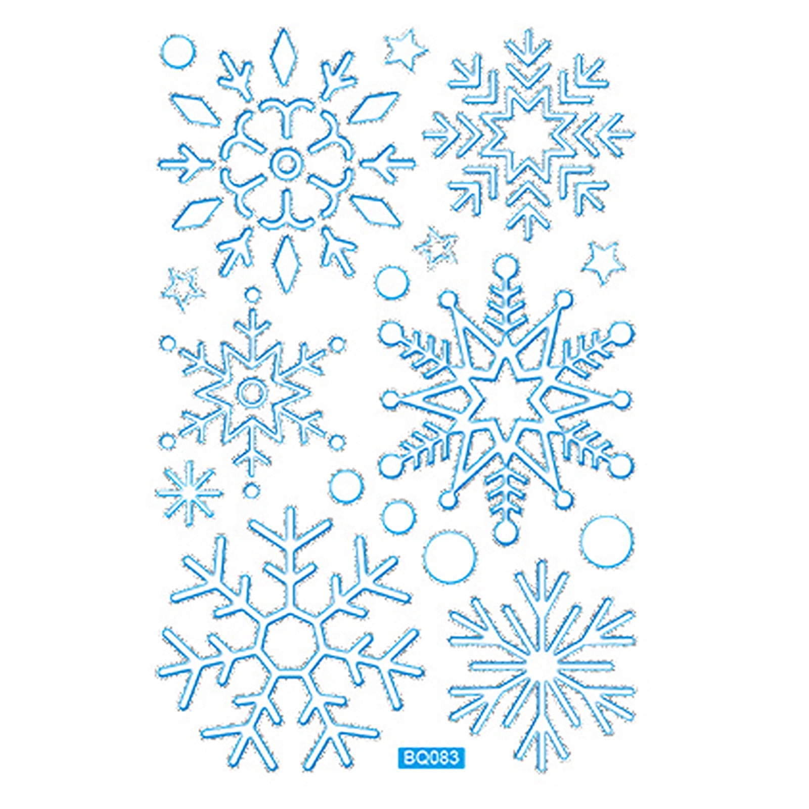 White Silver Gold Snow Window Stickers Christmas Snow Window Stickers ...