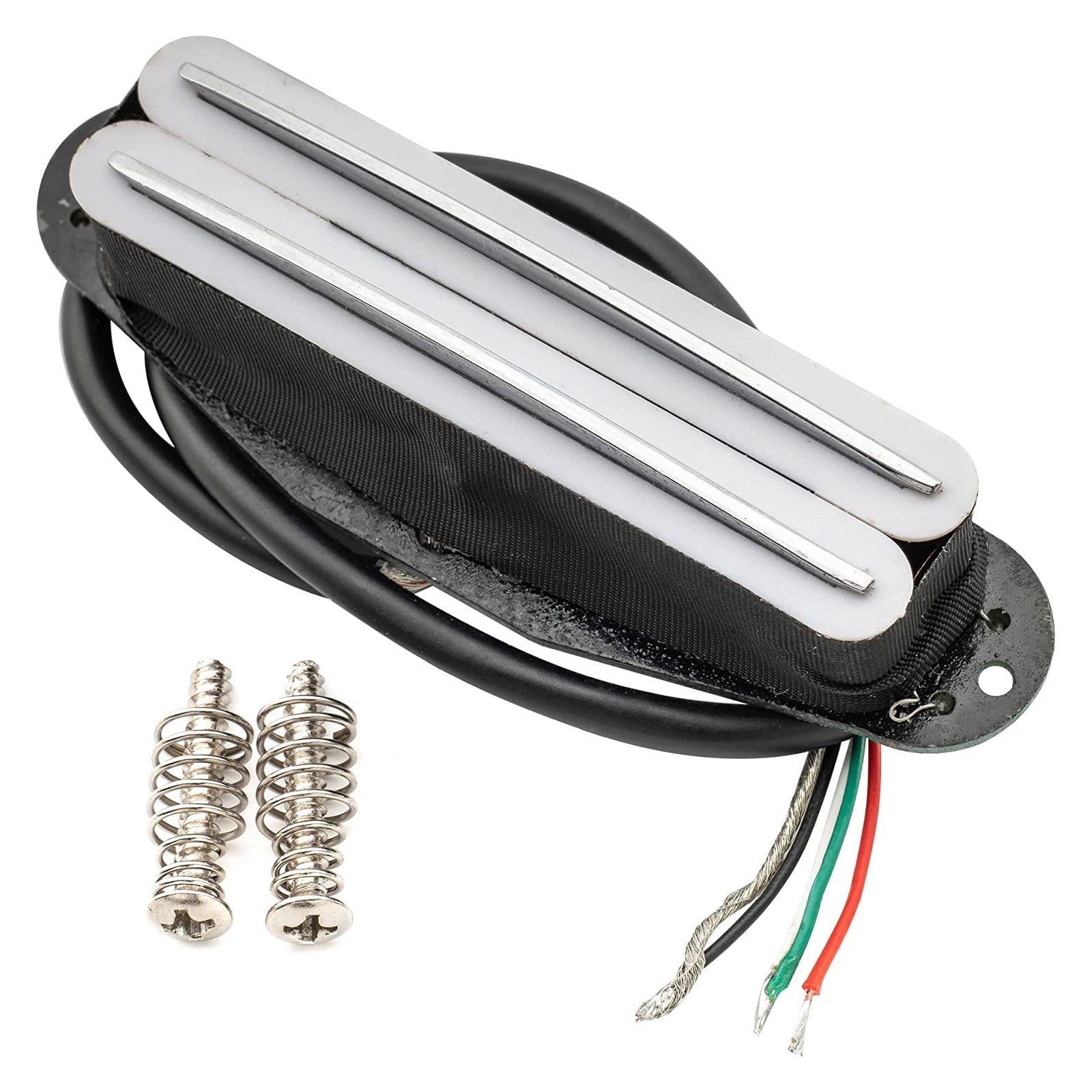 White Single Coil Size Railblaster Electric Strat Guitar Humbucker ...