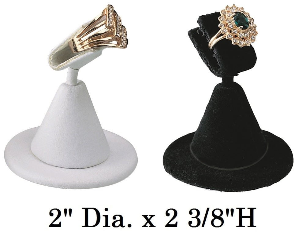 White Single Ring Clamp Jewelry Display Stand - Walmart.com