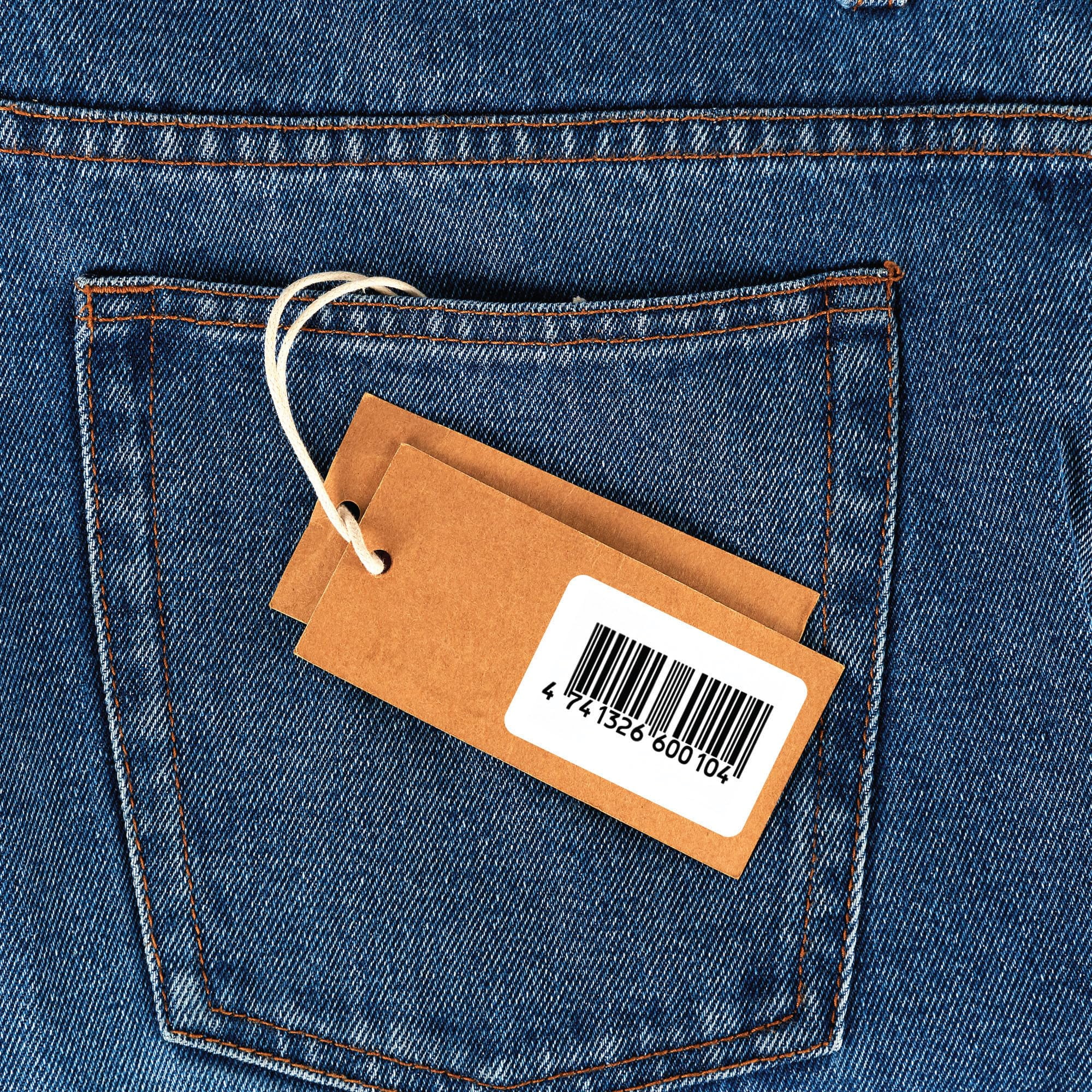 White Smudge Proof Barcode Labels 1.5x1 Inch, 2000 Sheets 100000 ...