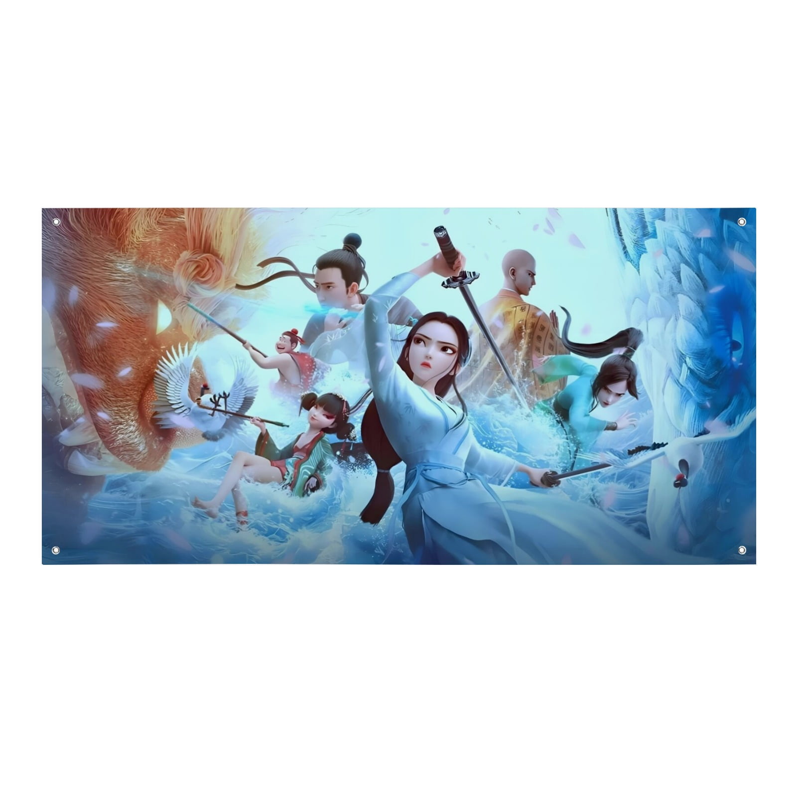 White Snake-Theme Backdrops Banner Birthday Party Decor Supplies ...