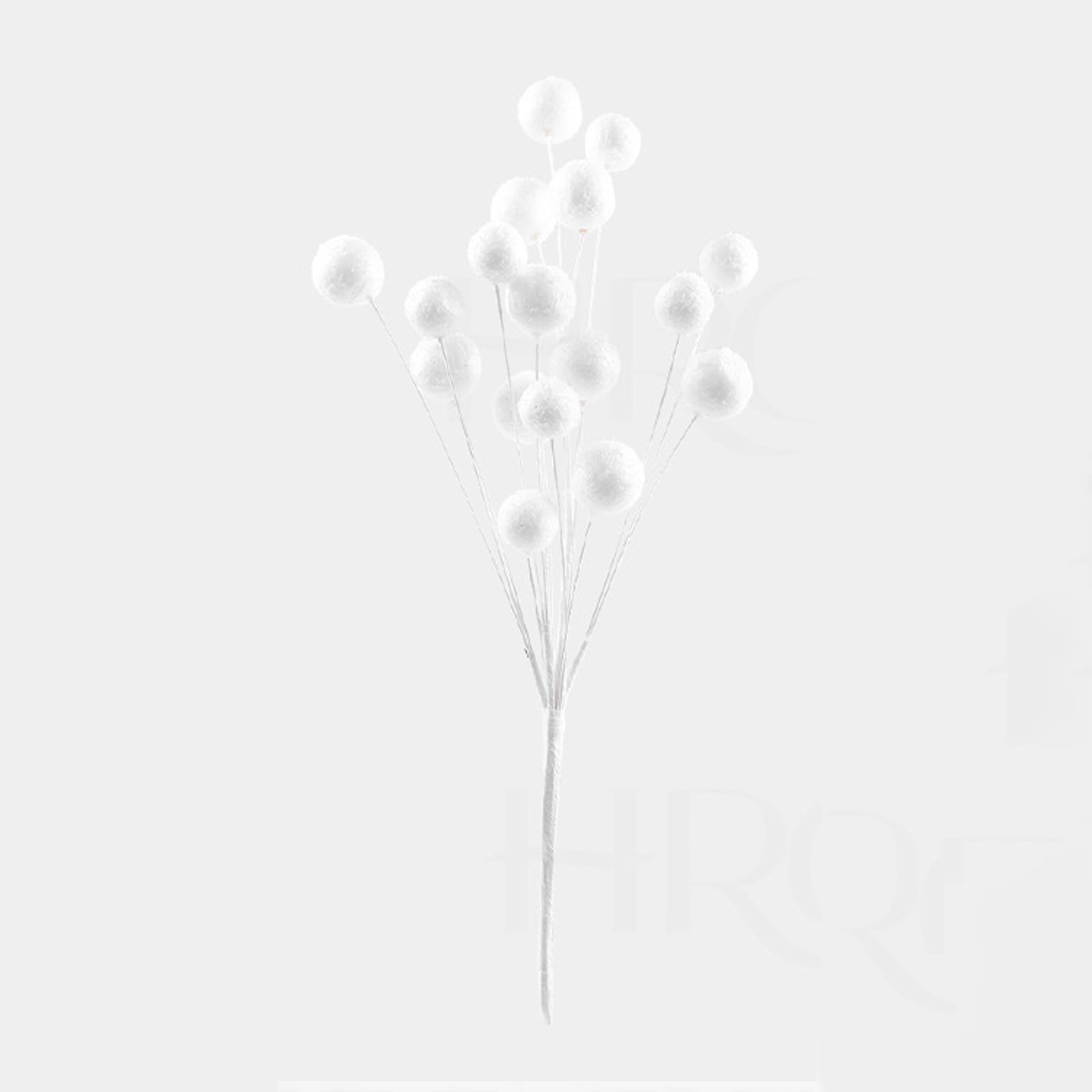 White Snowball Cuttings Christmas Decorations For Christmas Tree ...