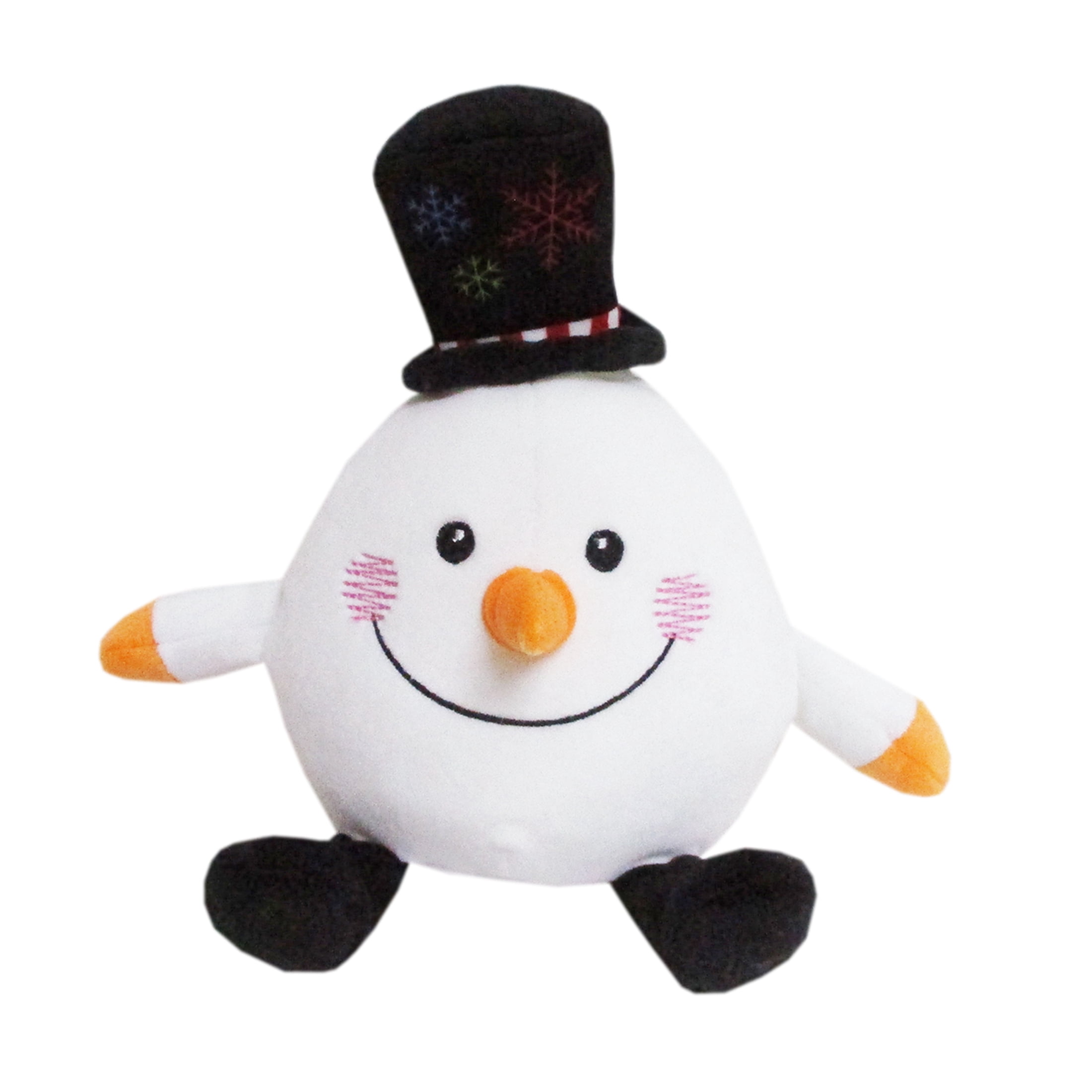 White Snowman Plush Child's Toy, 6.5", by Holiday Time - Walmart.com