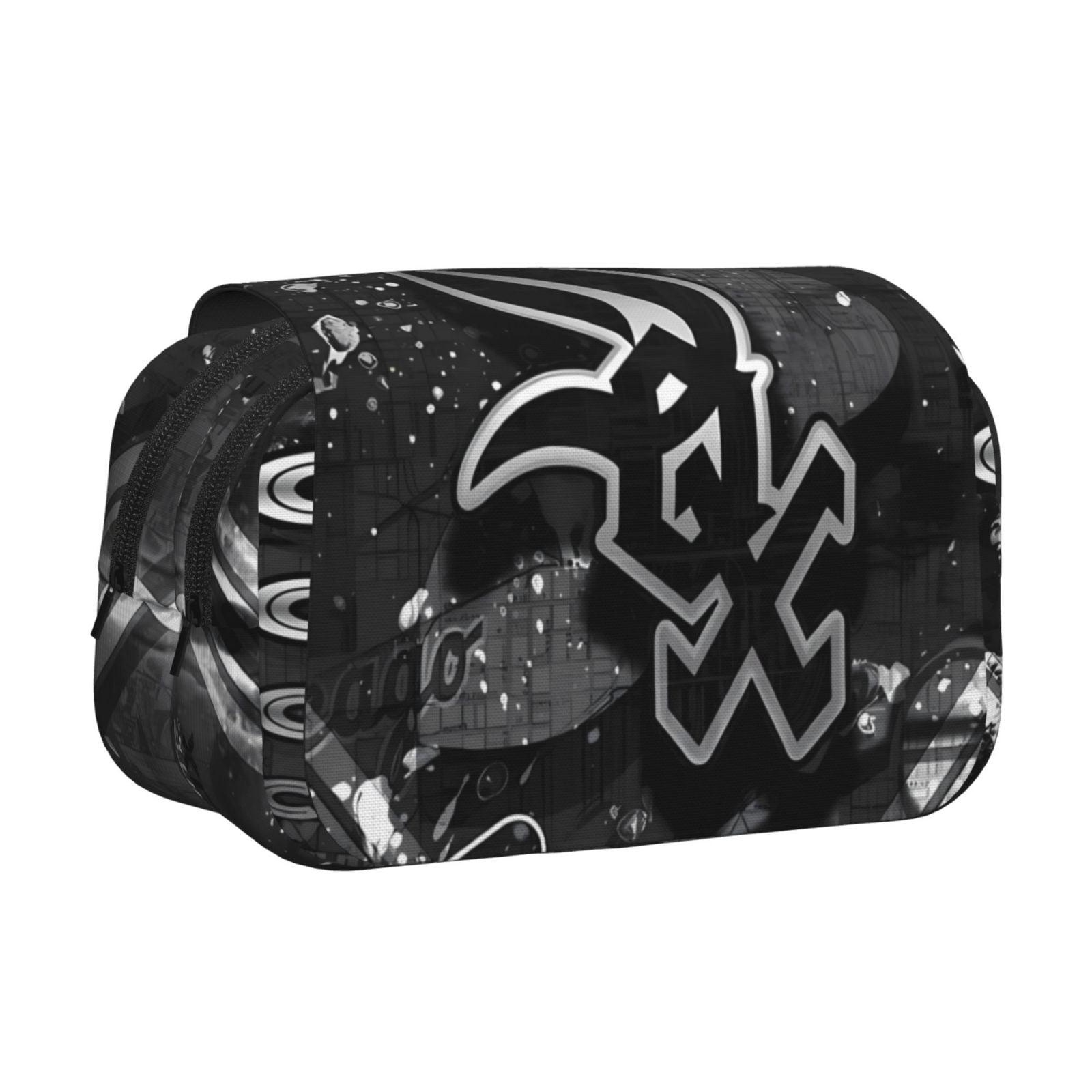 White_So Double Clamshell Pen Case Holder Bulk Soft Box Large Storage ...