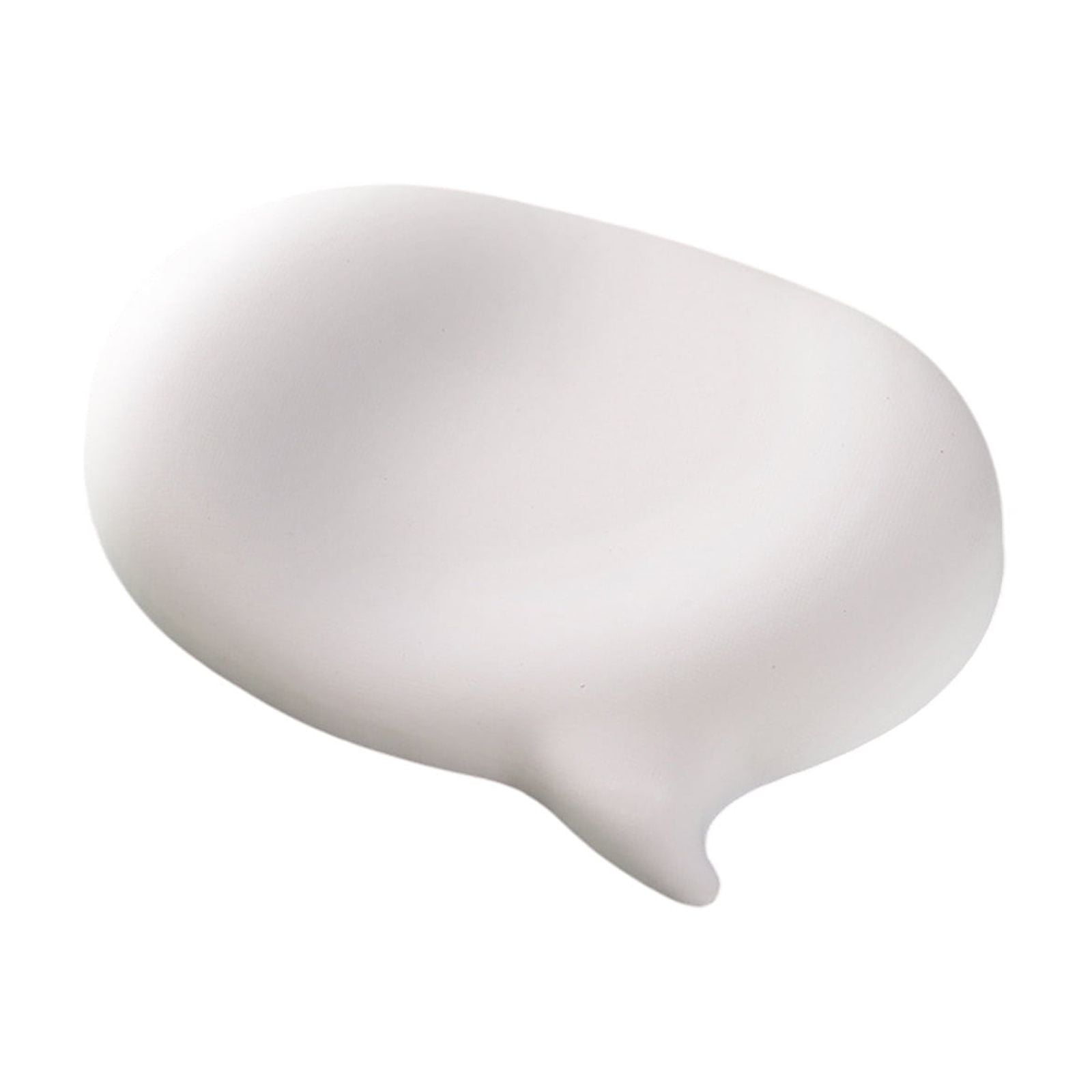 White Soft Rubber Mouse Wrist Support With Ergonomic Design And Palm ...