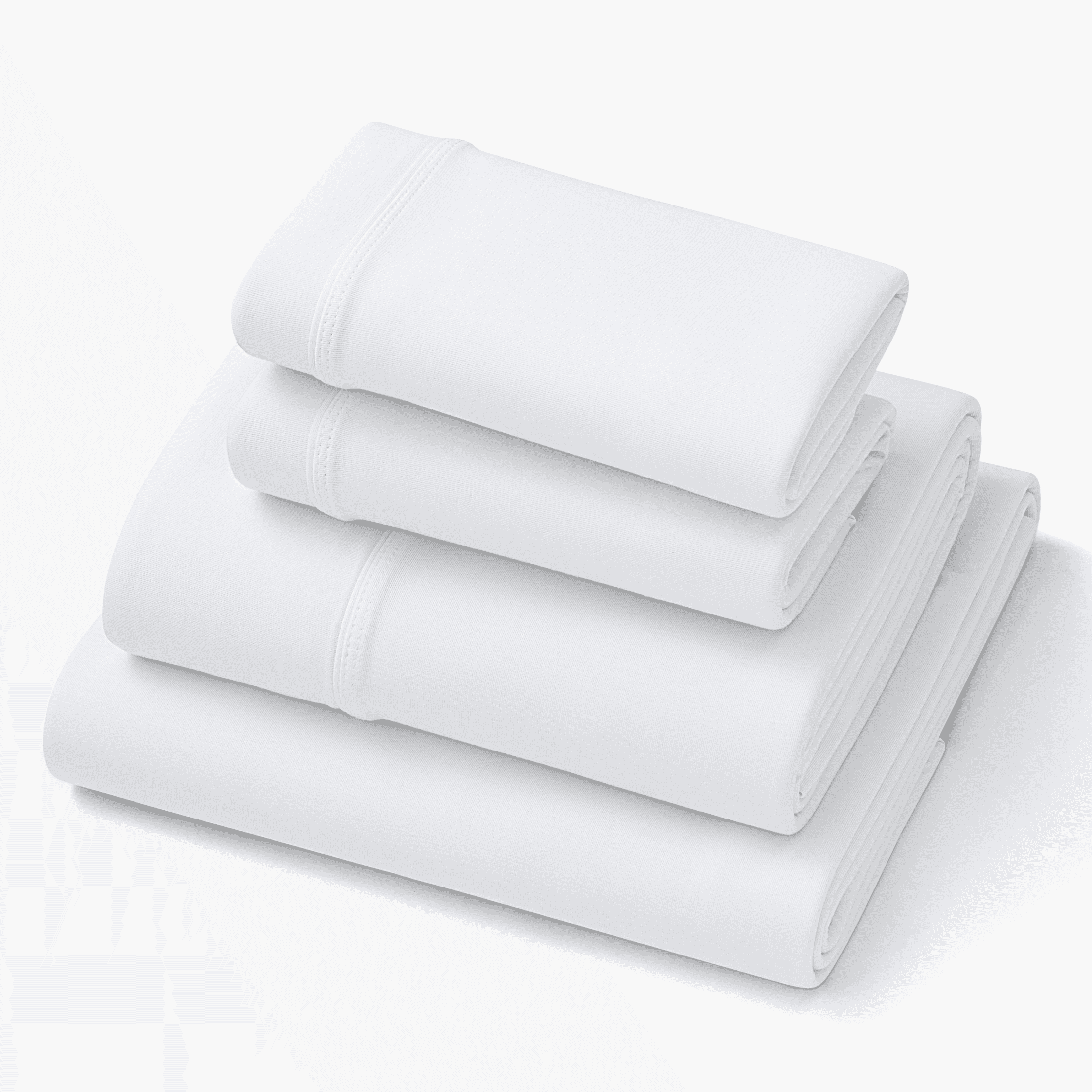 White SoftStretch Sheets, Full, Purple Mattress Sheets, Bamboo Sheets ...