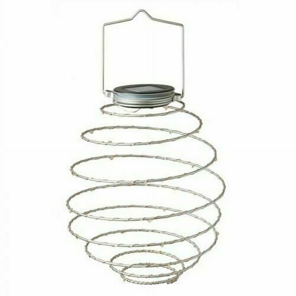 White Solar Powered LED Garden Ornaments Outdoor Lantern Lights with ...