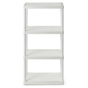 White Plastic Shelves
