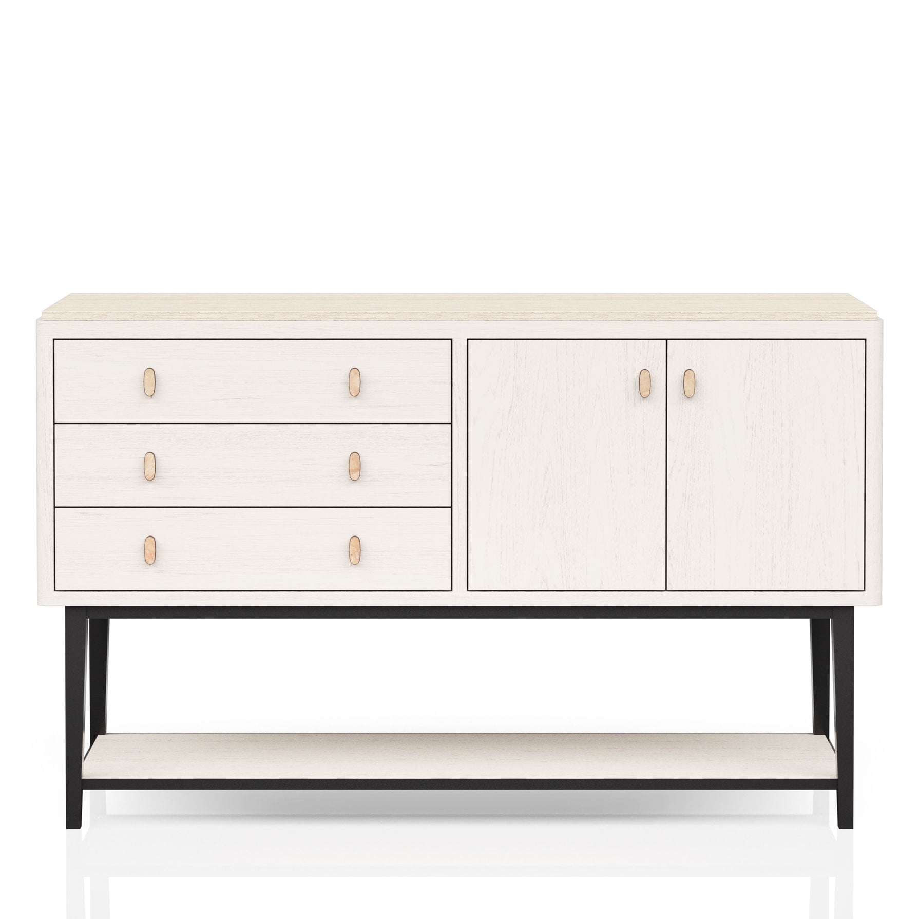 White Solid Wood+MDF - Soft-Touch Self Closing Guides - Pantry ...