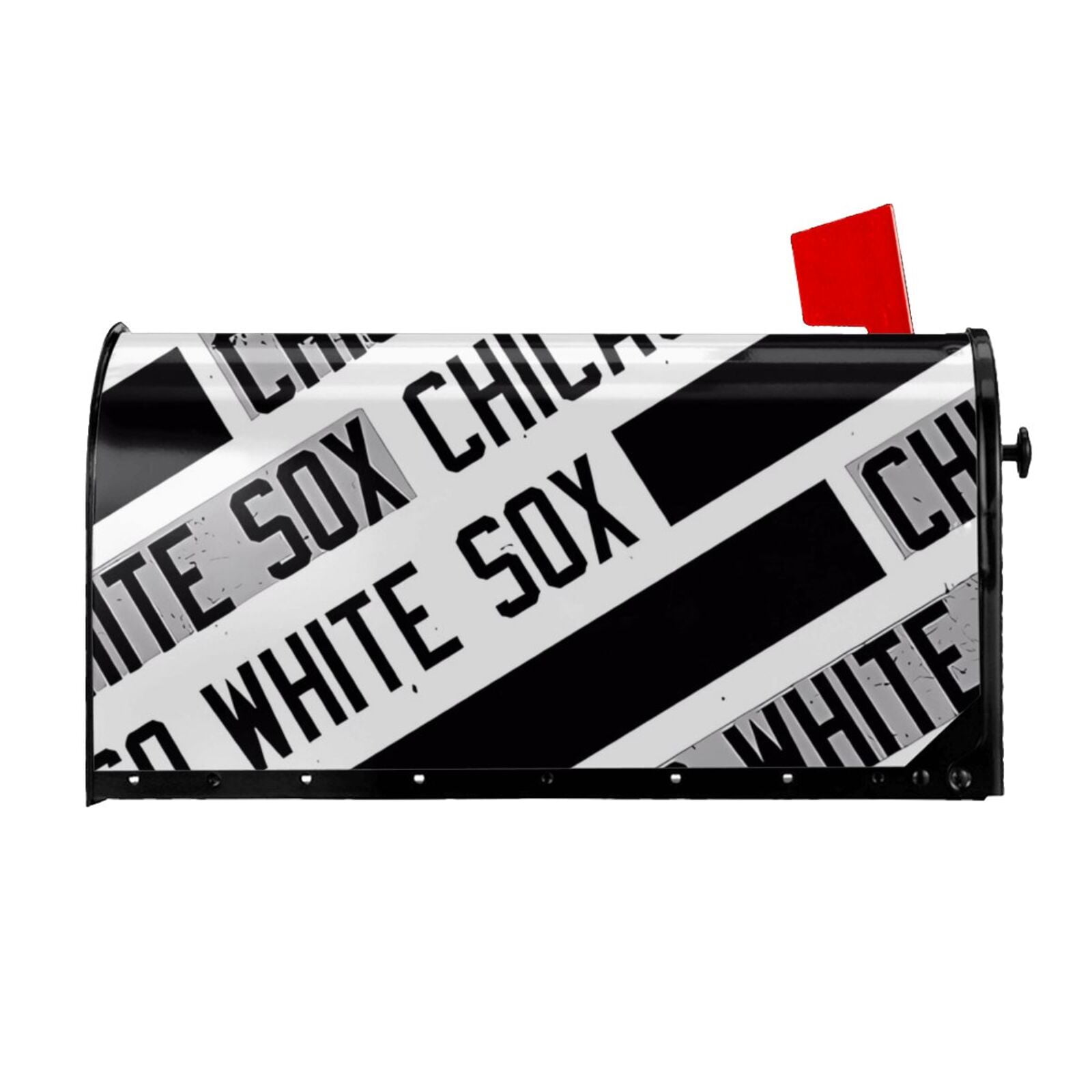 White_Sox Baseball Team Double Sided Decorative Mailbox Cover All ...