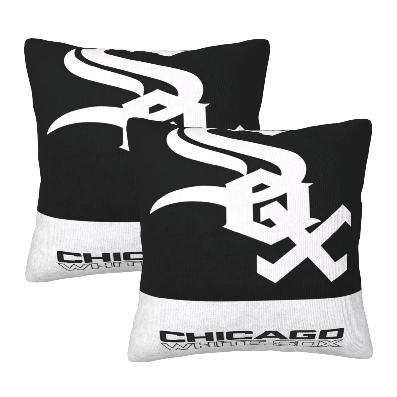 White_Sox Baseball Team Double Sided Plush Pillow Cover (2 Pack), Sofa ...