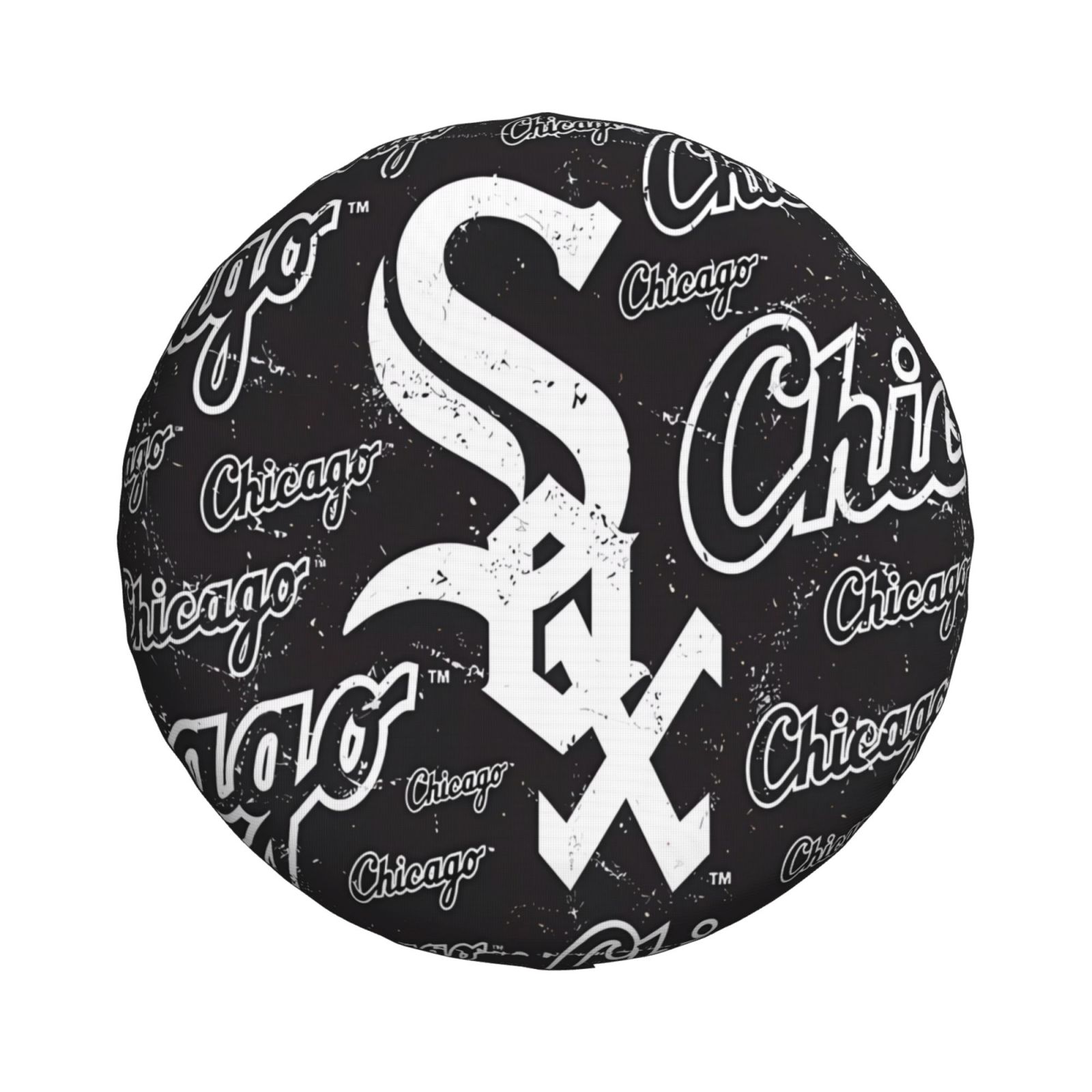 White_Sox Baseball Team Spare Tire Cover Car Tire Dust Cover ...