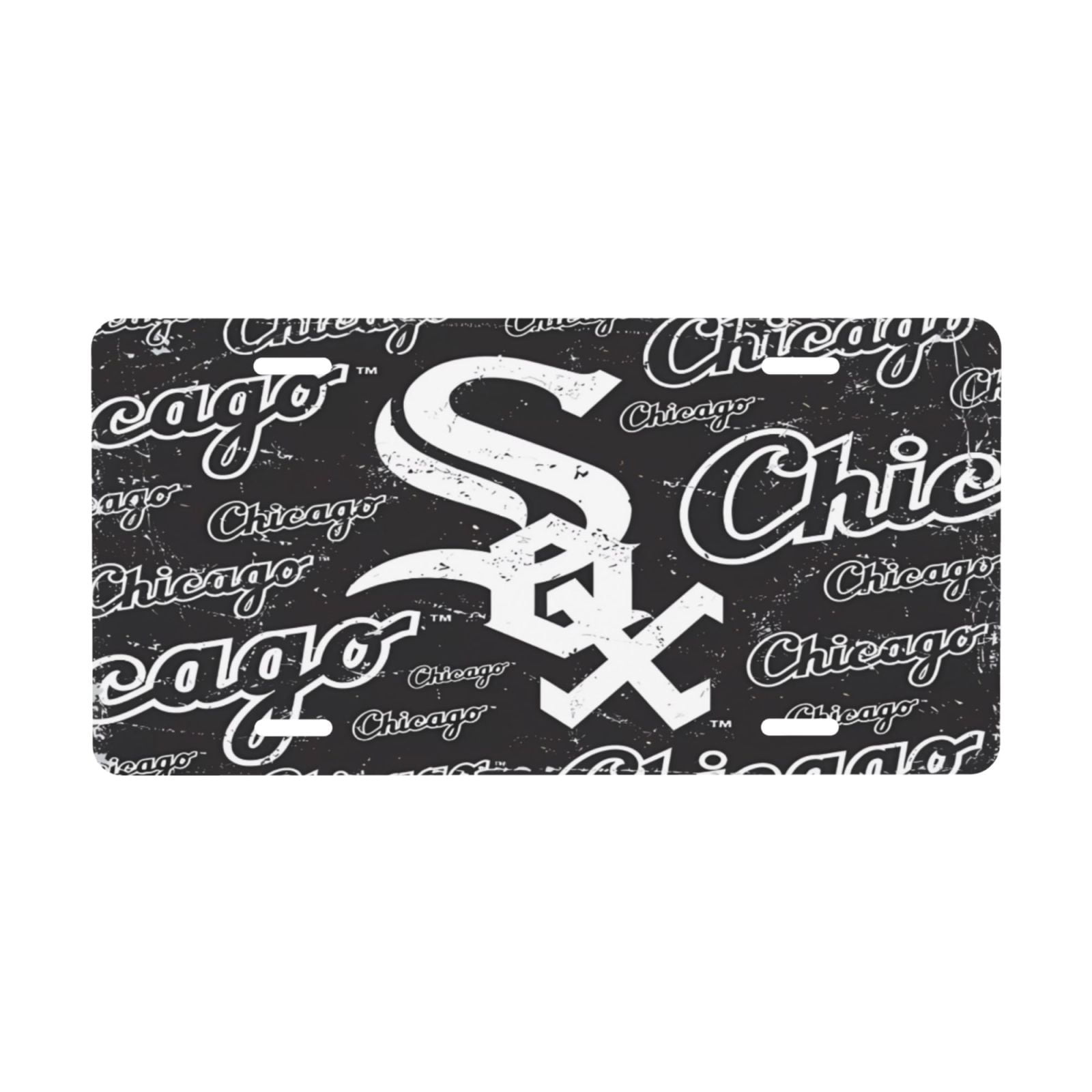 White_Sox Car Decorative License Plate Baseball Team Theme Design ...