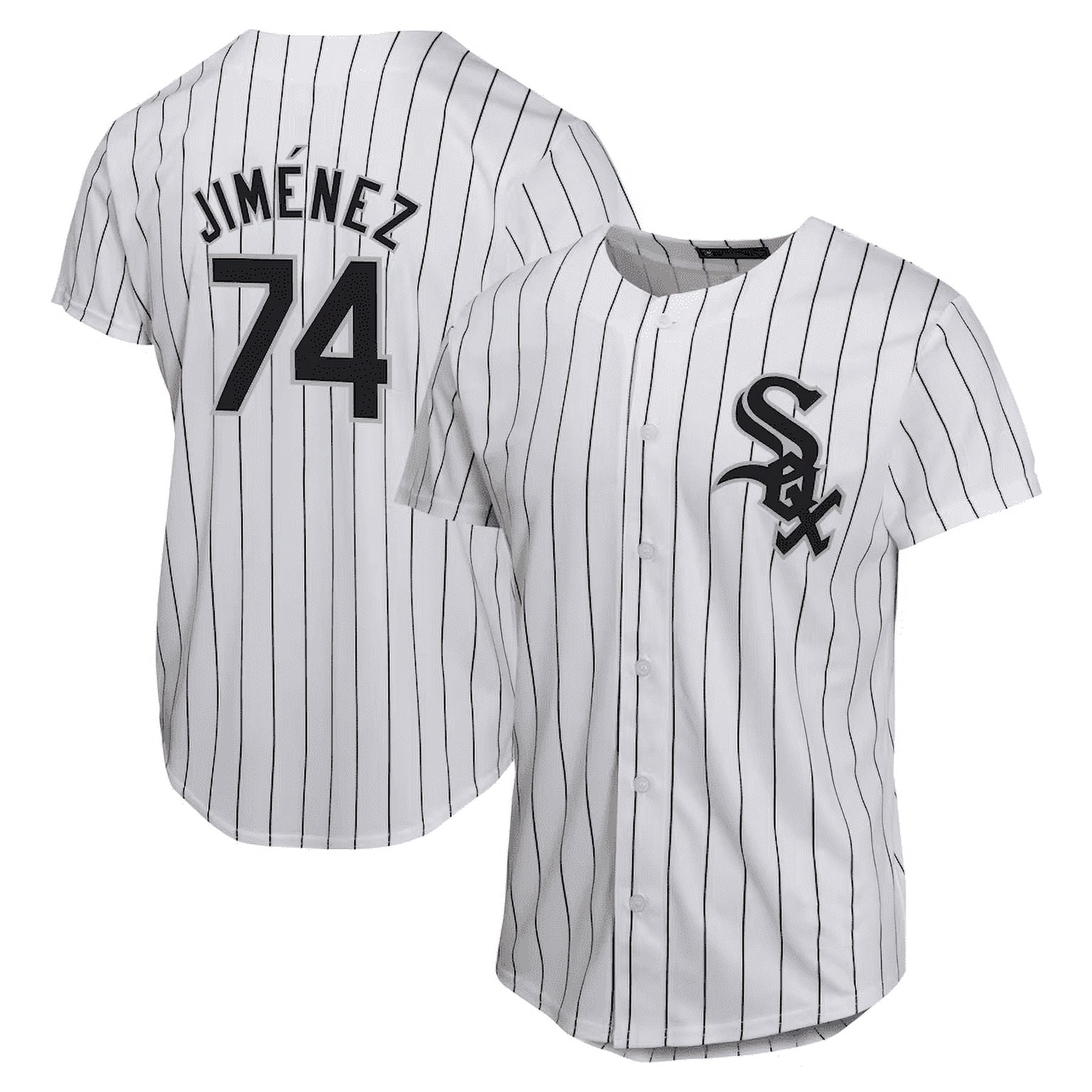 CWS‌‌ White Sox Men's Home Limited E_loy_Jimenez#74 Fans short sleeve ...