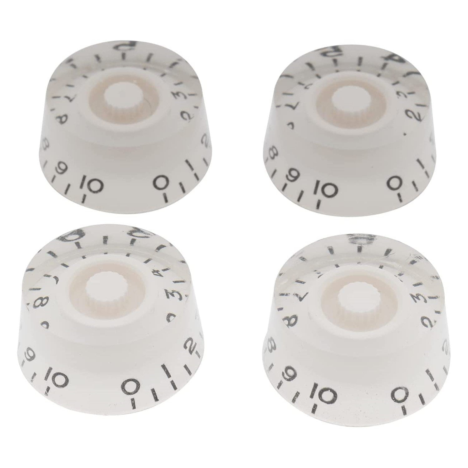White Speed Knobs Cream Les Paul Epiphone Guitar 4-Pack Metric ...