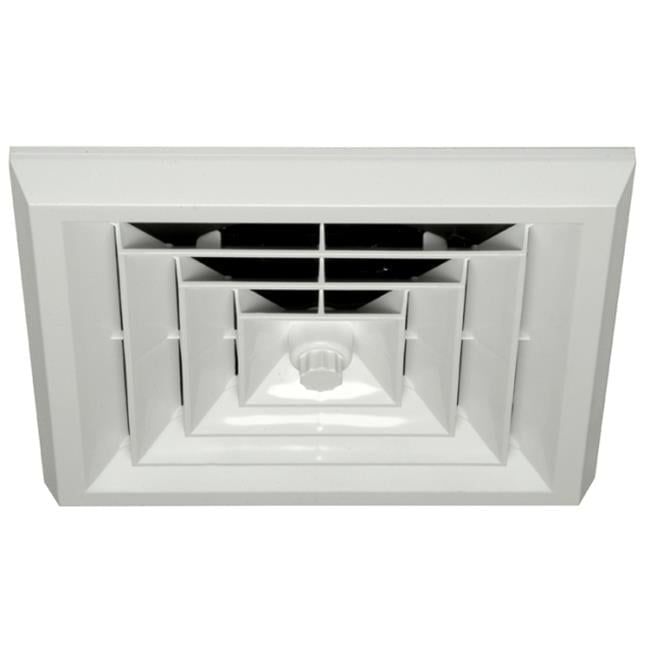 White Square Ceiling Diffuser with 6 in. Boot - Walmart.com