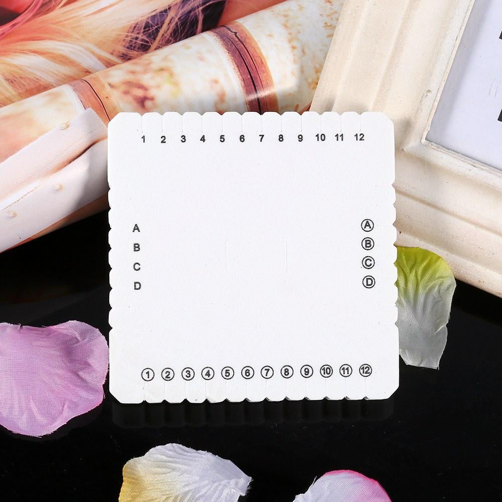 White Square EVA Foam Thread Disk Braiding Plate Braided Weaving Board ...