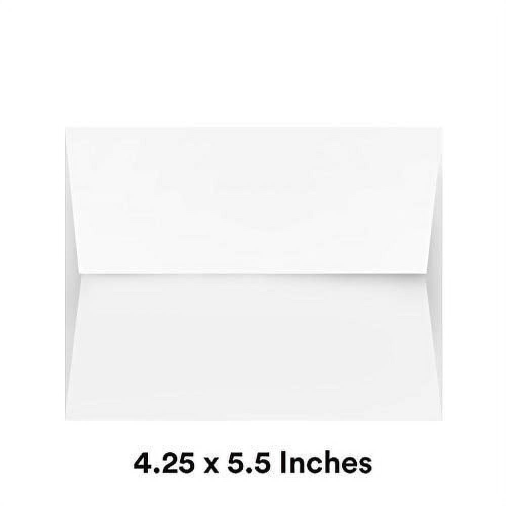 White Square Flapped Invitation Envelopes - Perfect for Weddings, Party ...