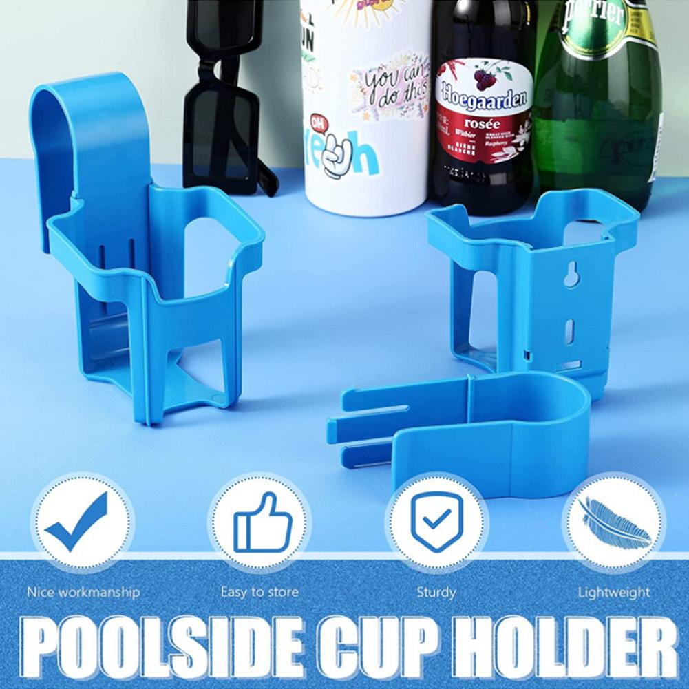 White Square With Large Hook Swimming Pool Cup Holder Swimming Pool ...