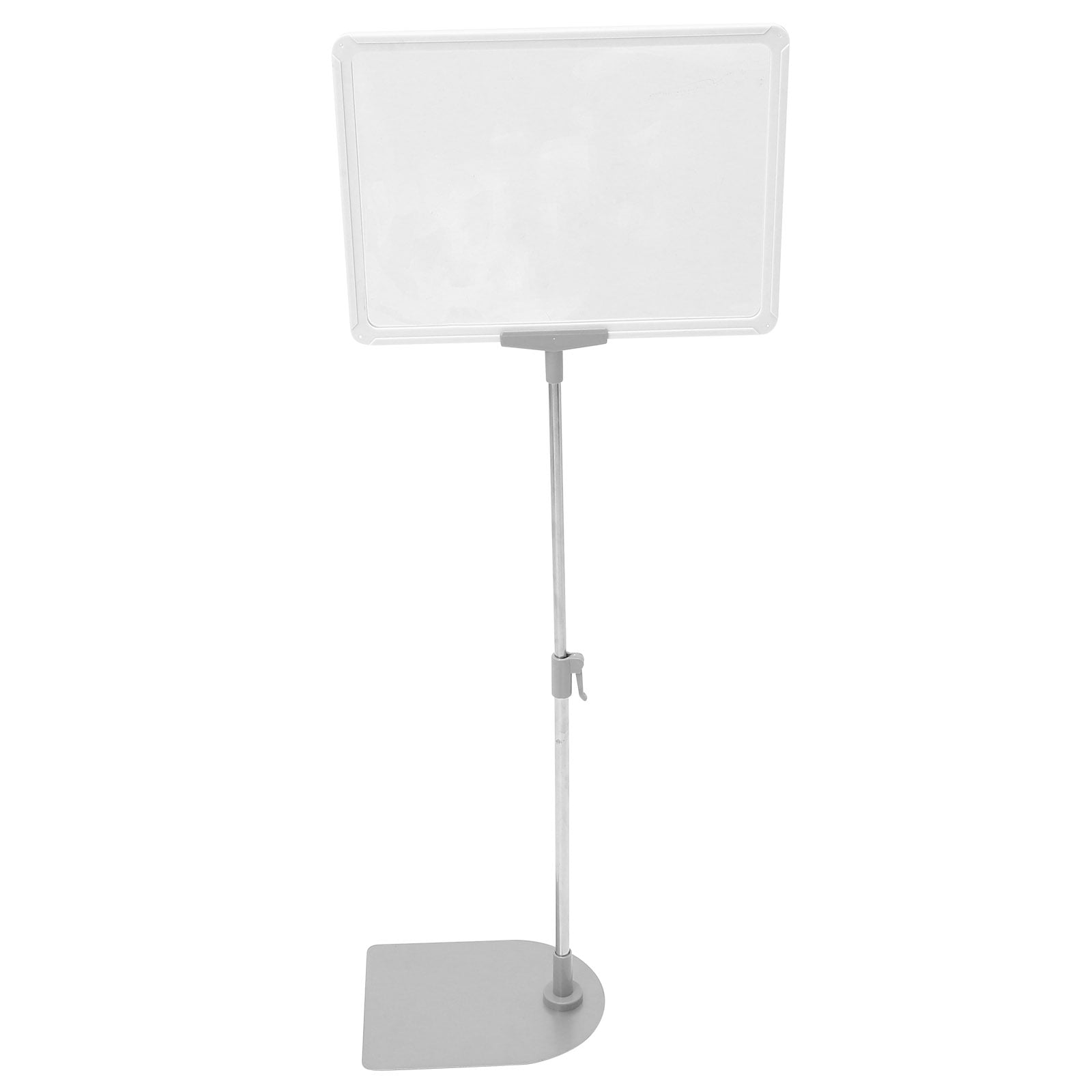 White Stainless Steel Plastic Price Display Board Telescopic Signage ...