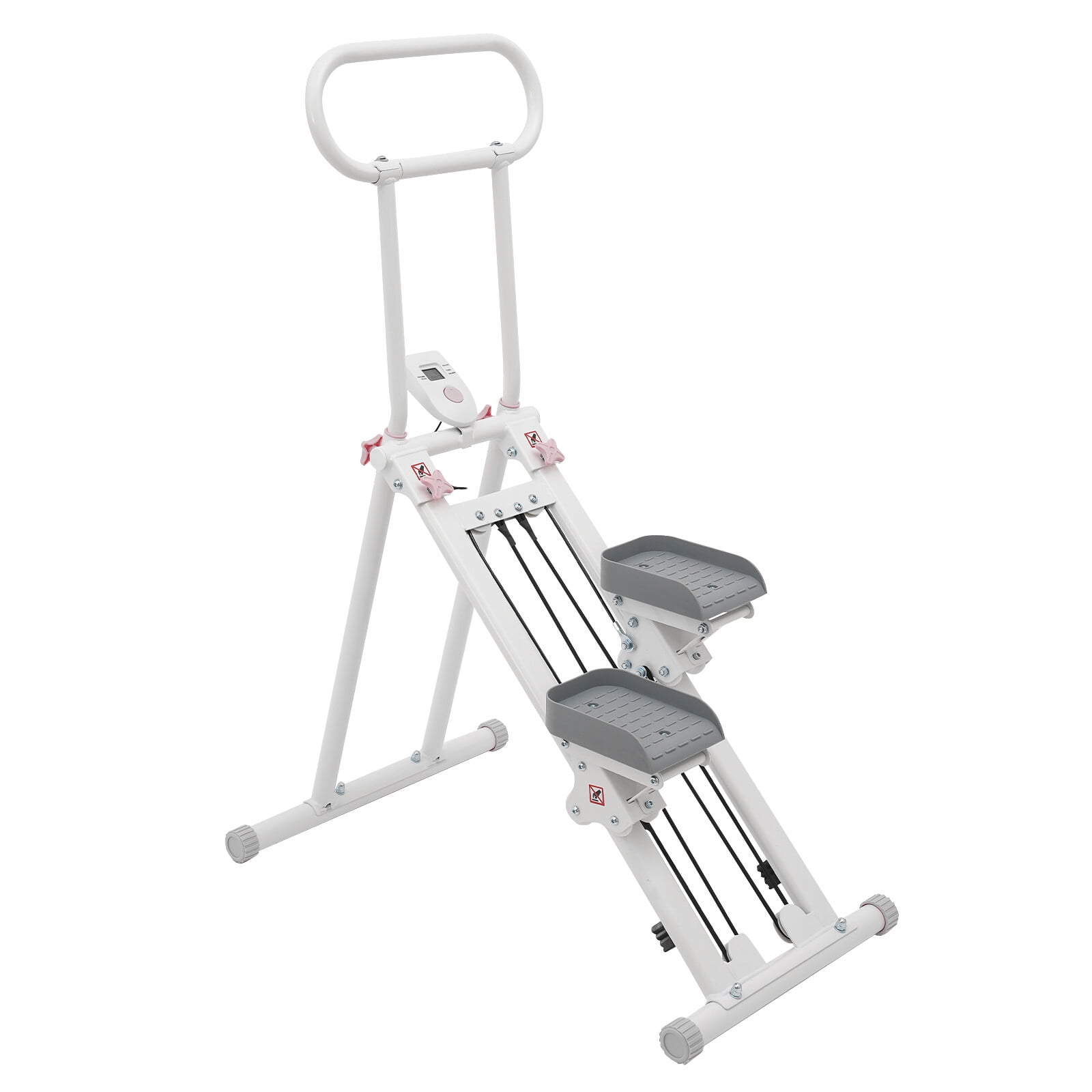 White Stair Stepper for Home Gym, Folding Vertical Climber, Vertical ...