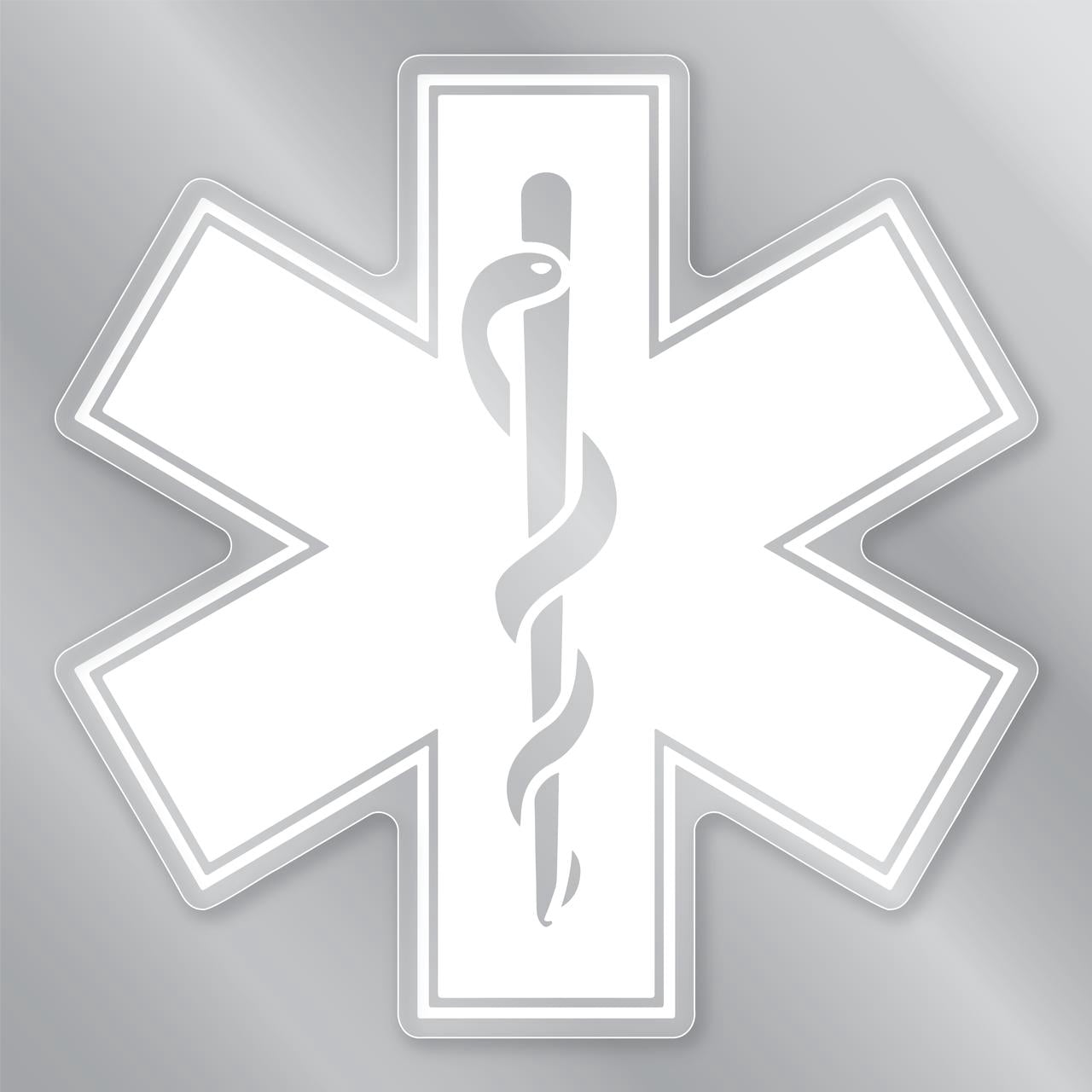 White Star of Life Front Static Cling - Walmart.com