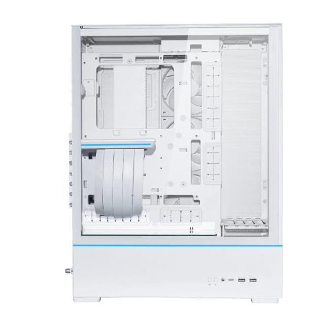 White Steel & Tempered Glass ATX Mid Tower Computer Case - Walmart.com