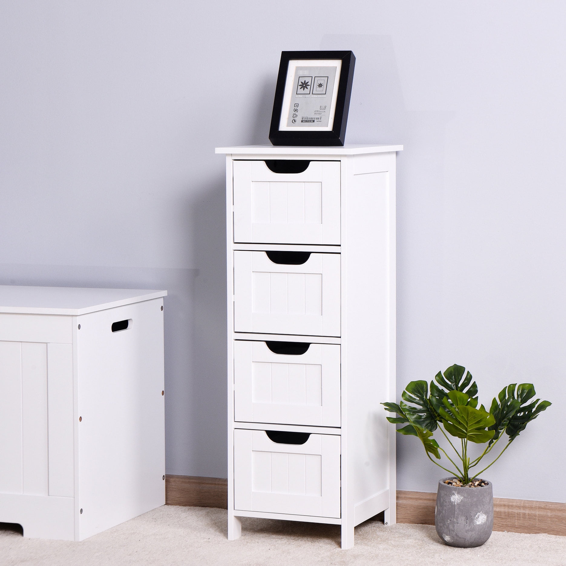 White Storage Drawer Cabinet | Elegant Style for Comfort | Home ...