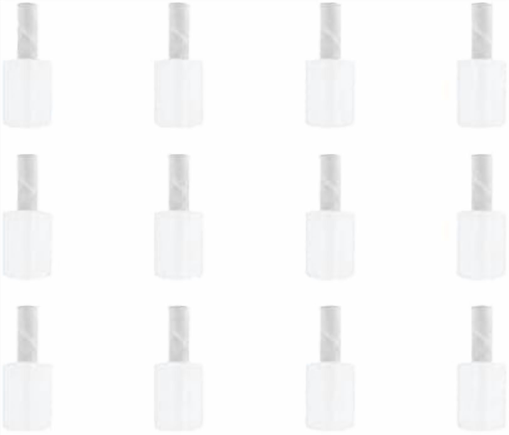 White Stretch Wrap, 12 Pack, 5 Inch, 1000 Feet/Roll, 80 Gauge, Extended ...