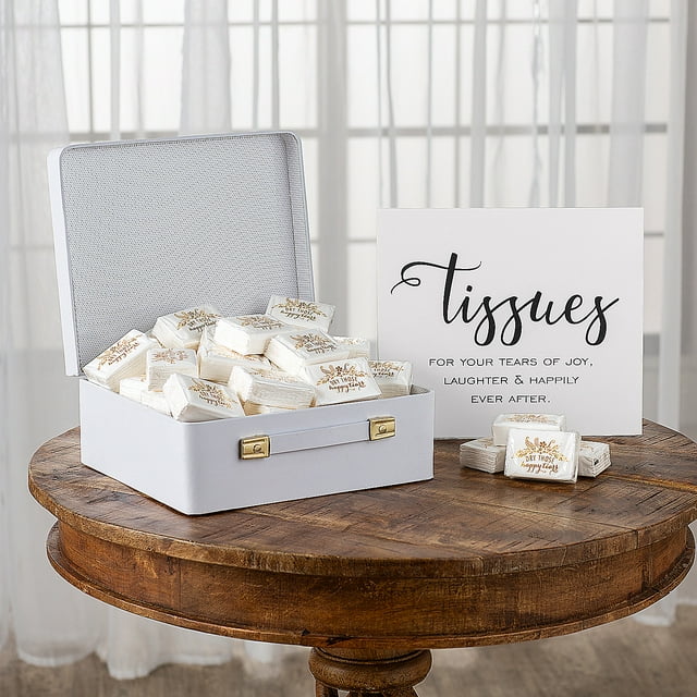White Suitcase Tissue Favor Kit Assortment May Vary - Walmart.com