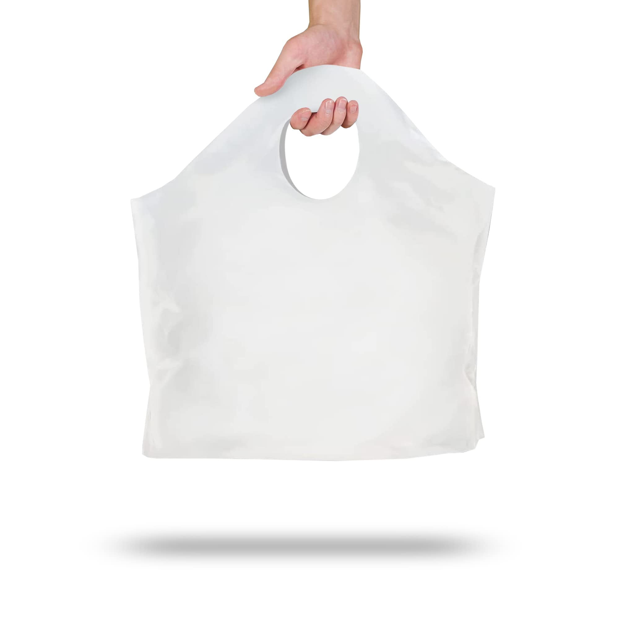 White Super Wave Top Carry Out Bags, 24 x 20 x 11 Inch. Pack of 250 ...