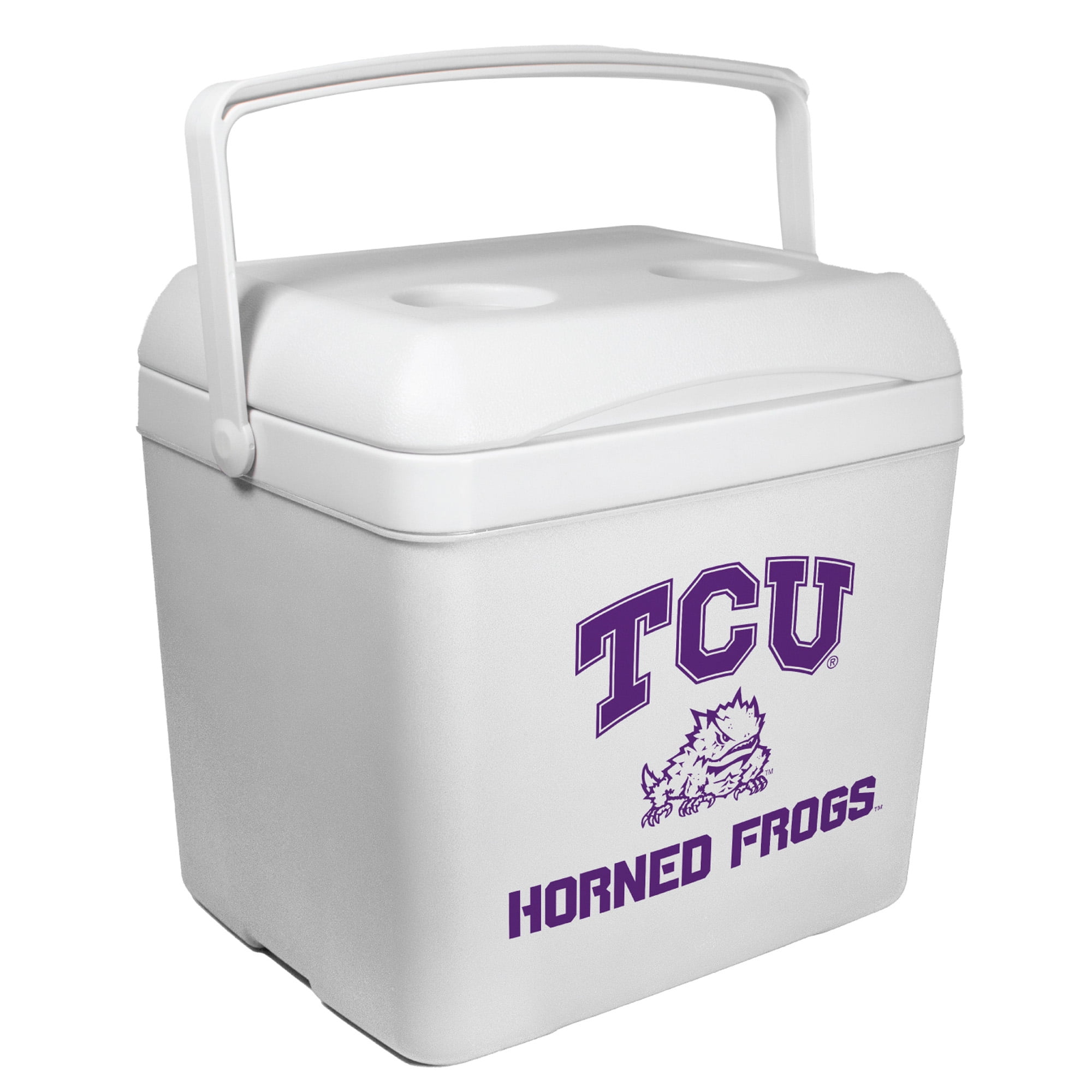 White TCU Horned Frogs 24-Can Tailgate Cooler - Walmart.com