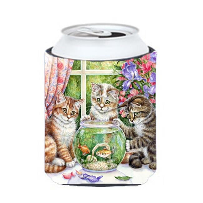 White Tabby by Debbie Cook Can or Bottle Hugger - Walmart.com