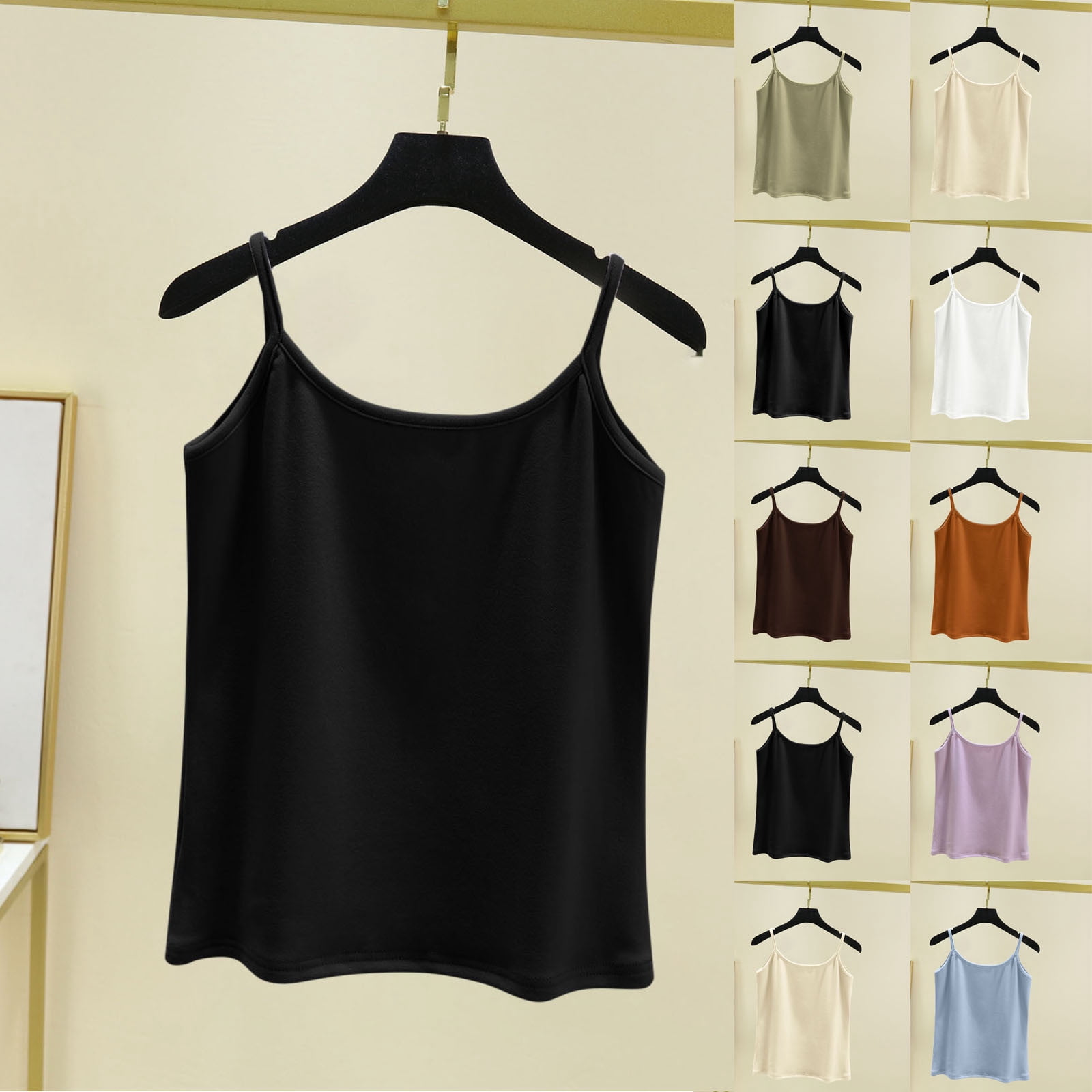 White Tank Top Woman Womens Tanks Fashion Women's Leisure Summer Casual ...