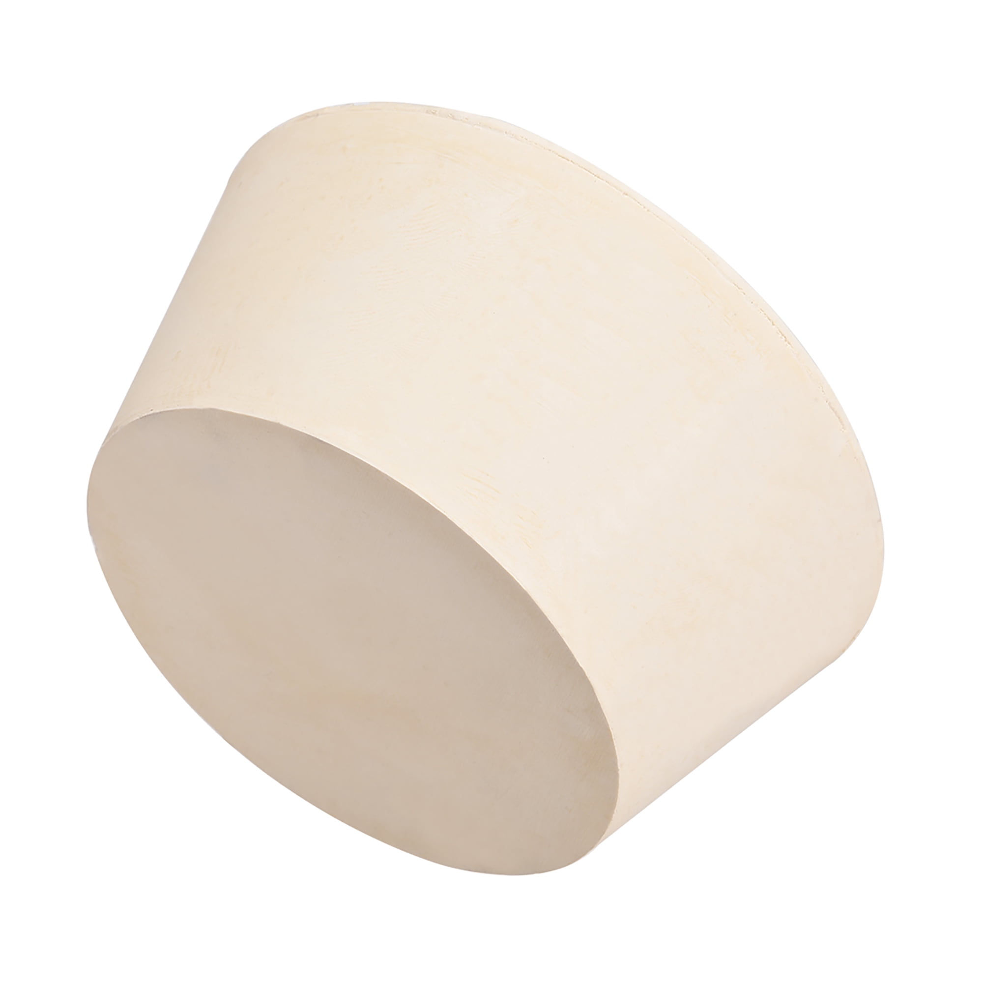 White Tapered Shaped Solid Rubber Stopper for Lab Tube Stopper Size #20 ...