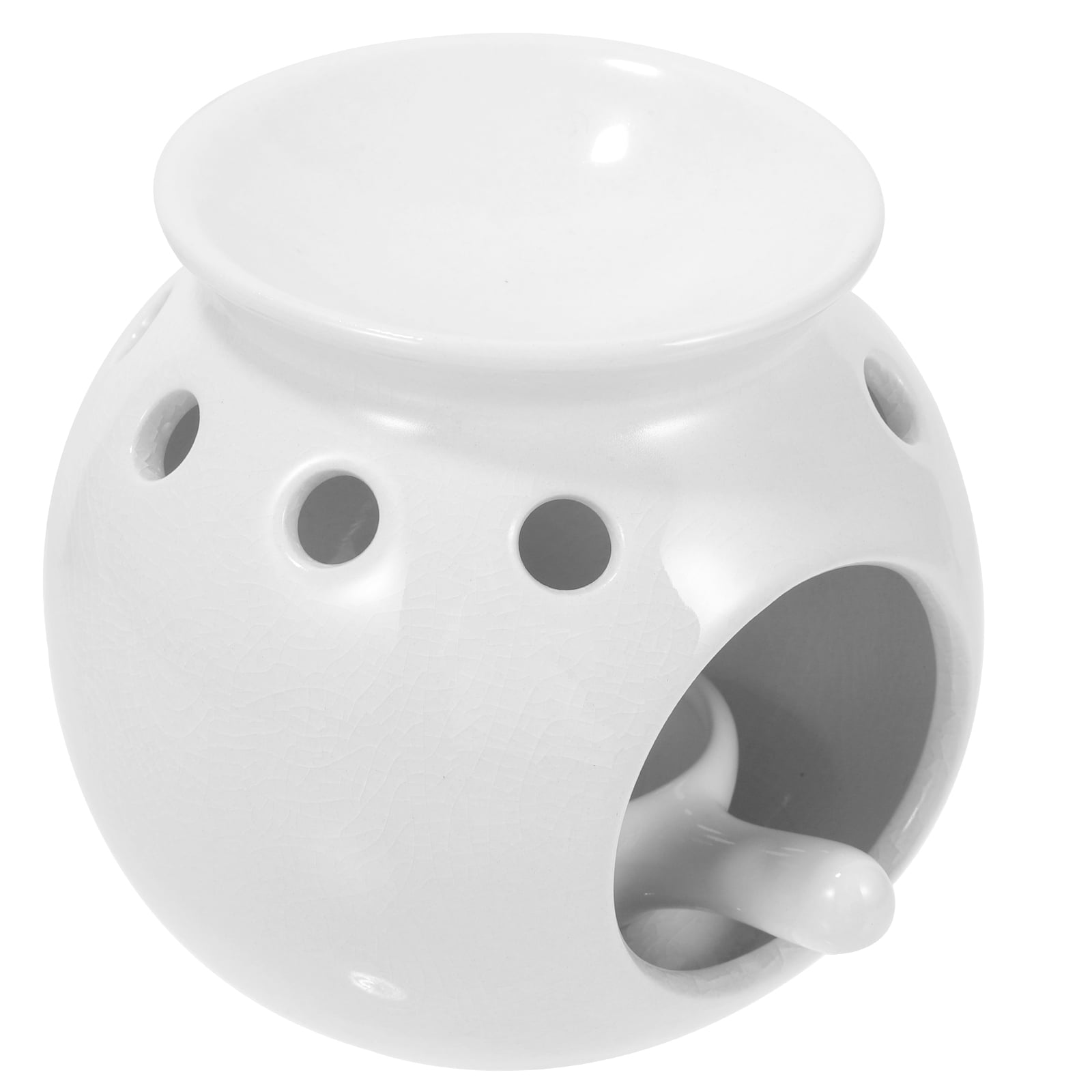 White Tea Lights Aroma Diffuser Furnace Tealight Essential Oil Burner ...