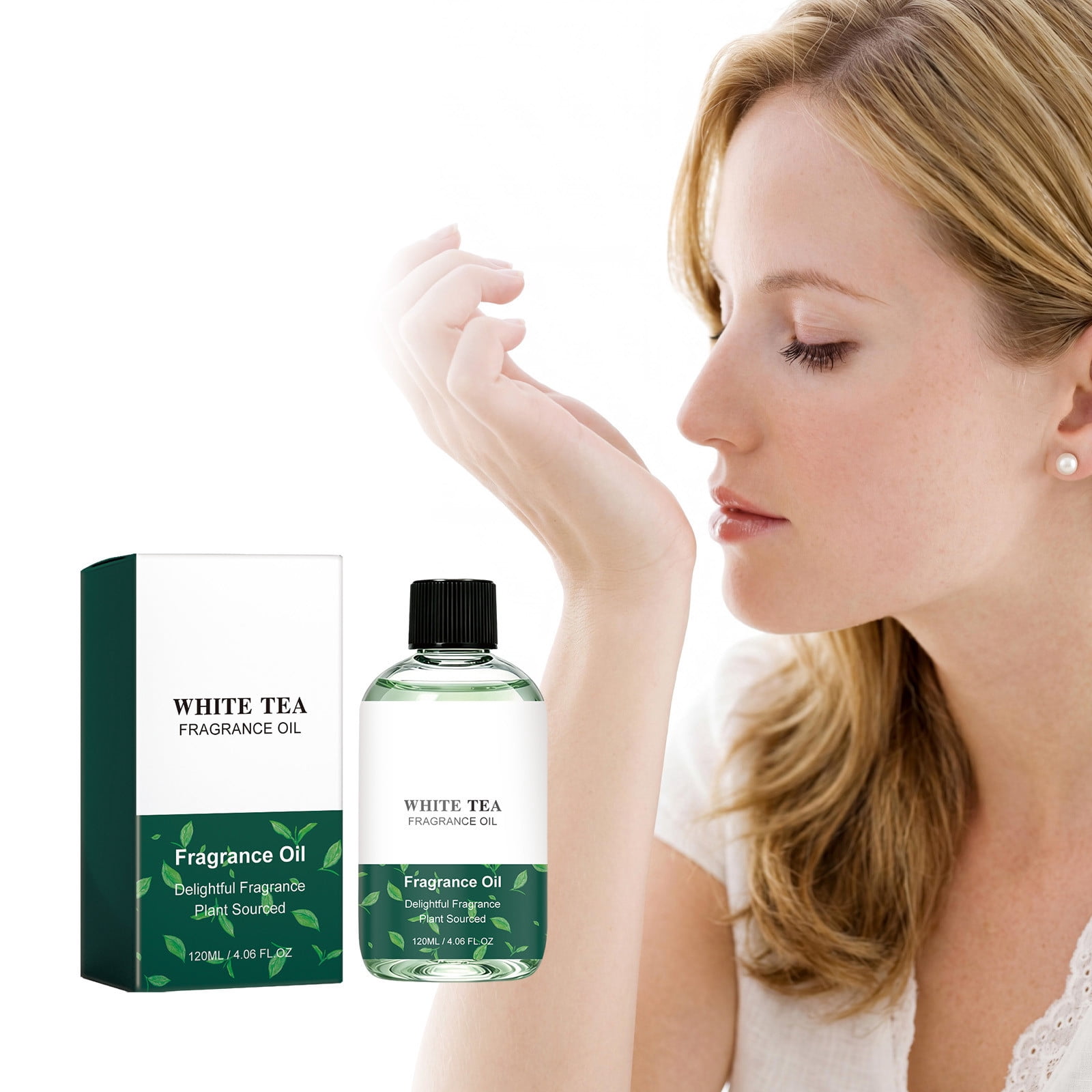White Tea Plant Sourced Fragrance Oil, 4oz Long Lasting Delicate Scent ...