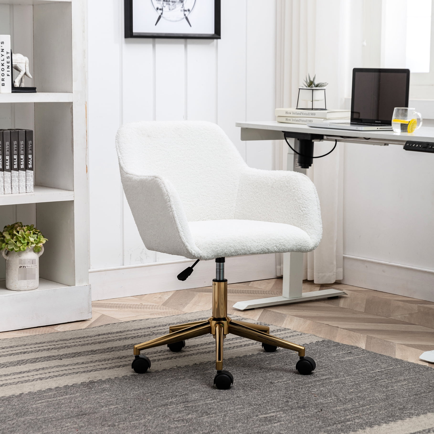 White Teddy Appearance - 360 Revolving Function - Home Office Interior ...