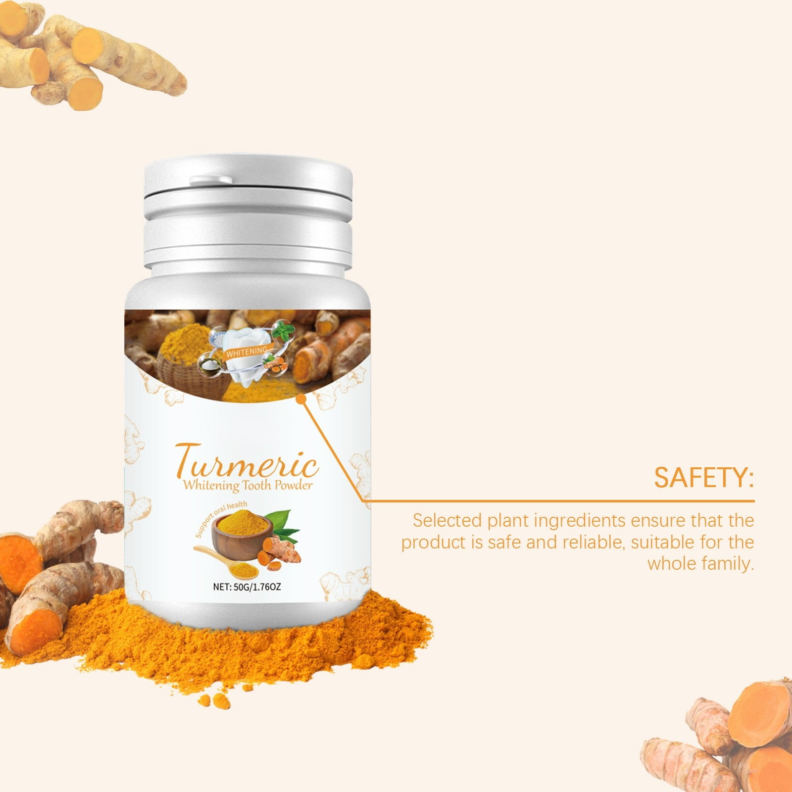 White Teeth Cleaning Powder Yellow Teeth Stains Odor Mouth Cleaning ...