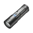 White Telescopic Zoom Flashlight X3 Long Range Ultra Bright Light ...