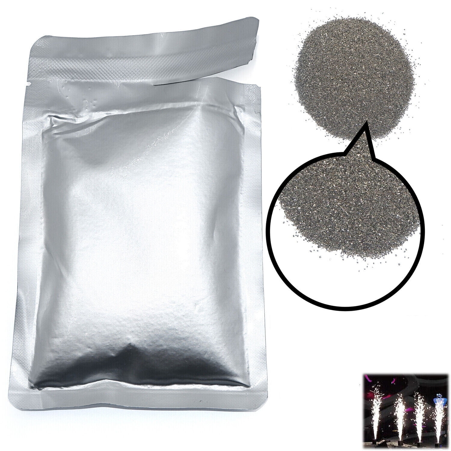 White Ti powder for cold spark firework machine 400g/bag special effect ...