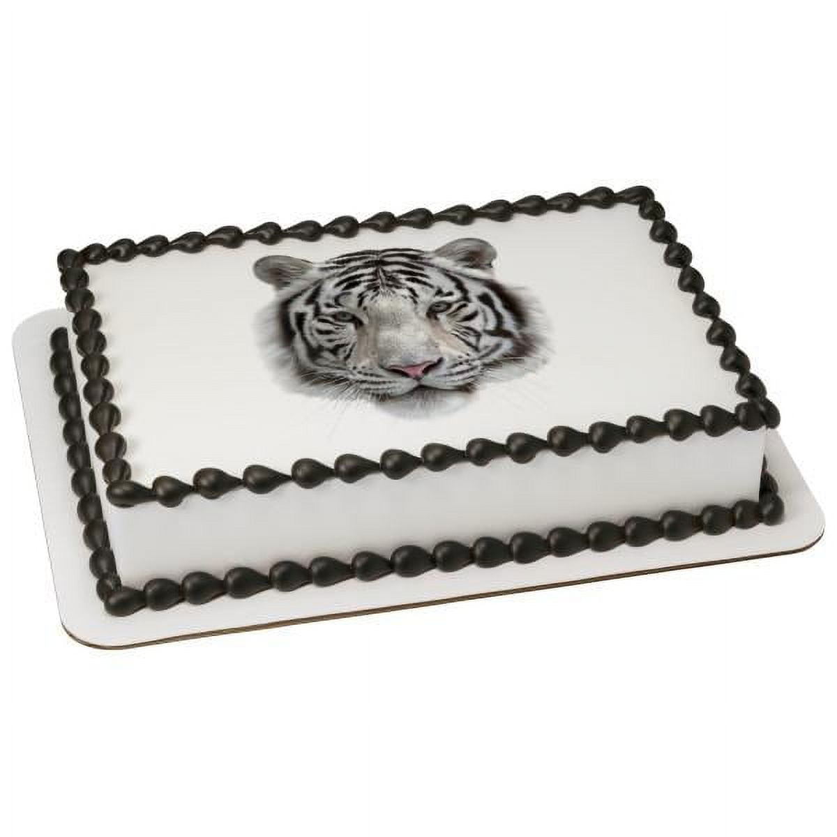 White Tiger Cake Topper, by A Birthday Place - Walmart.com