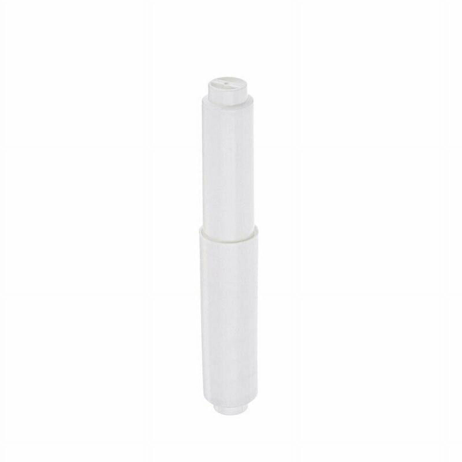 White Toilet Insert Replacement Spring Plastic Roller Spindle Paper ...