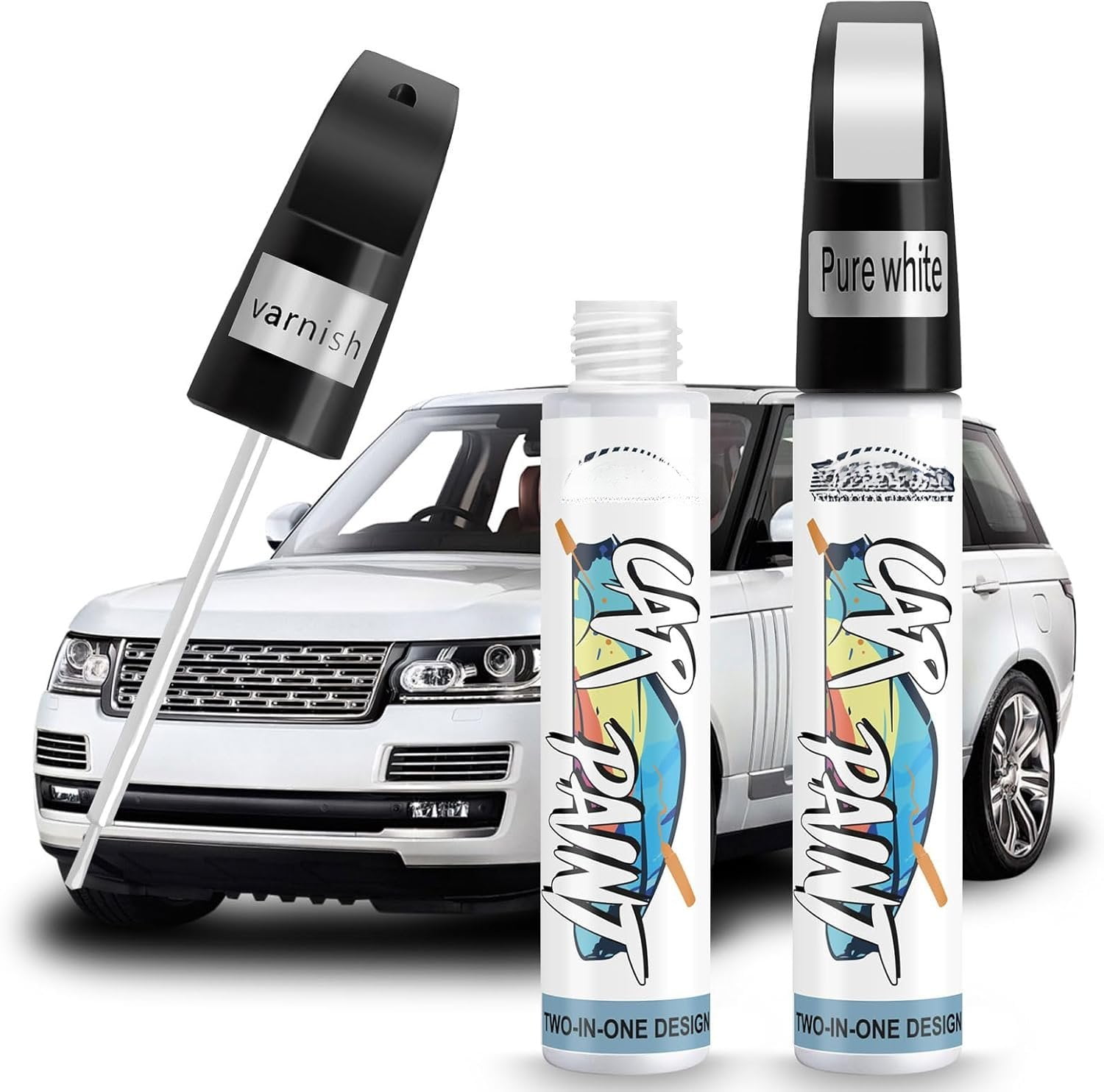 White Touch Up, Scratch Repair Pen, Color Accurate Automotive with ...