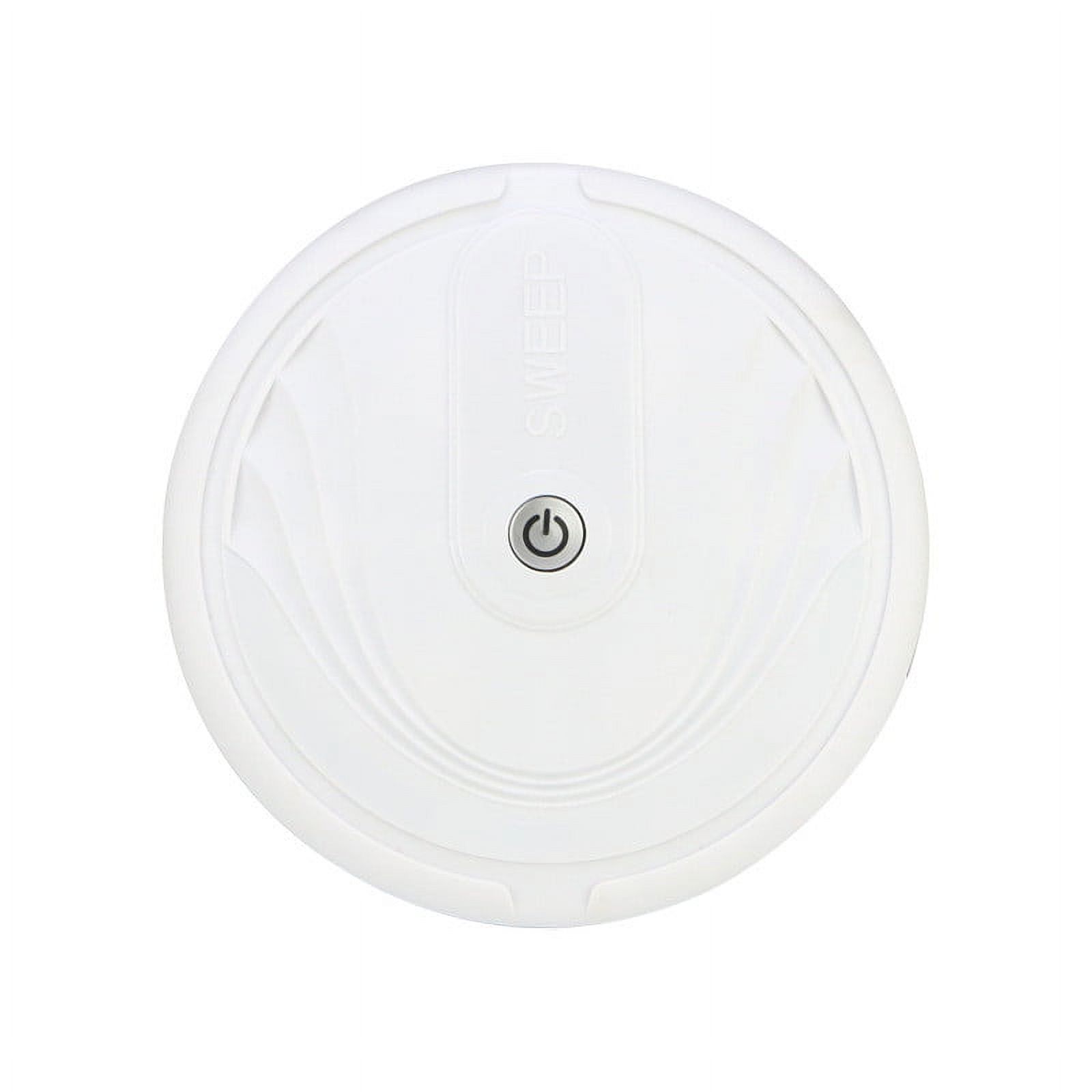 White Toy Robotic Vacuum Cleaner For Kids Automatic Floor Sweeper ...