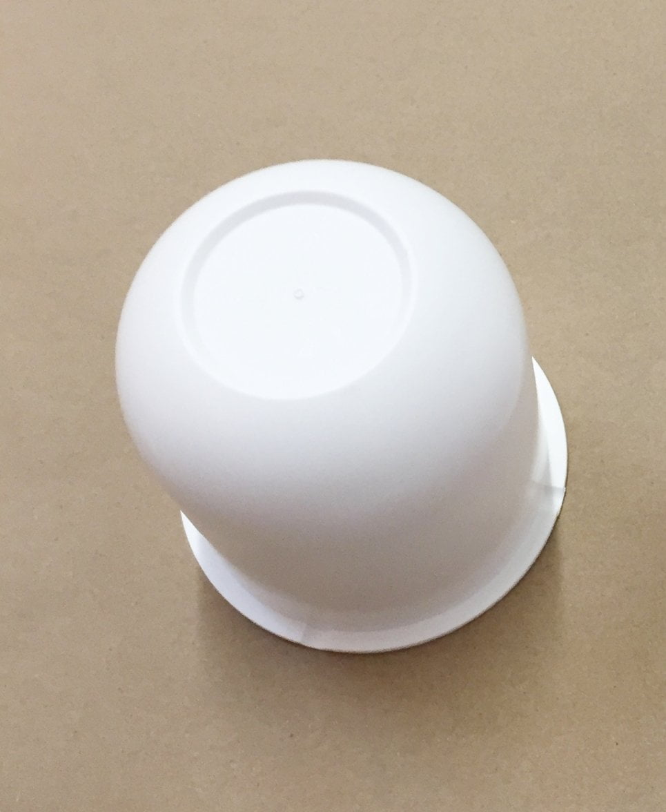 White Trailer Wheel Hub Center Cap 3.125 inch diameter Travel Trailer ...