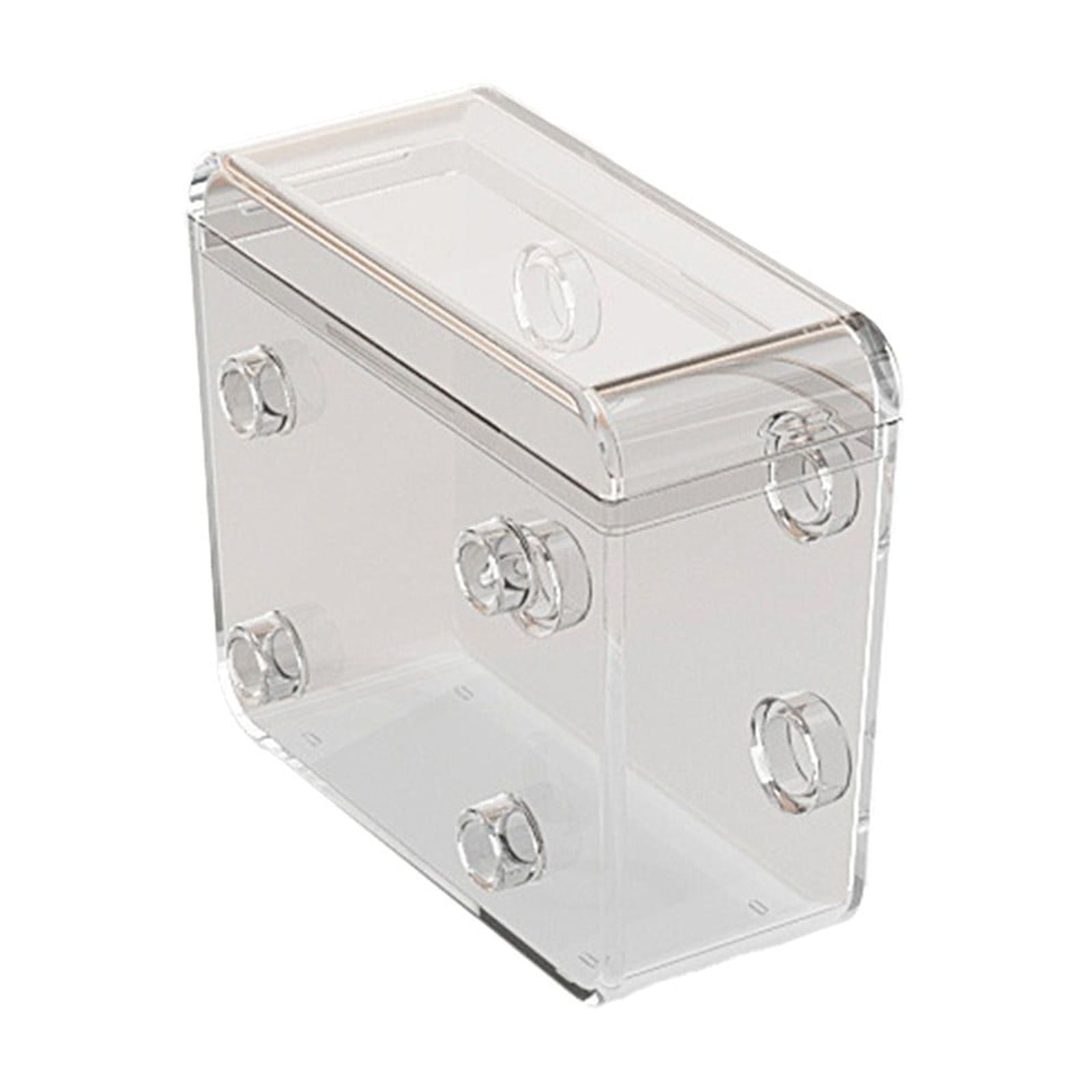 White Transparent Electronics Organizer Box For Wires Chargers And ...