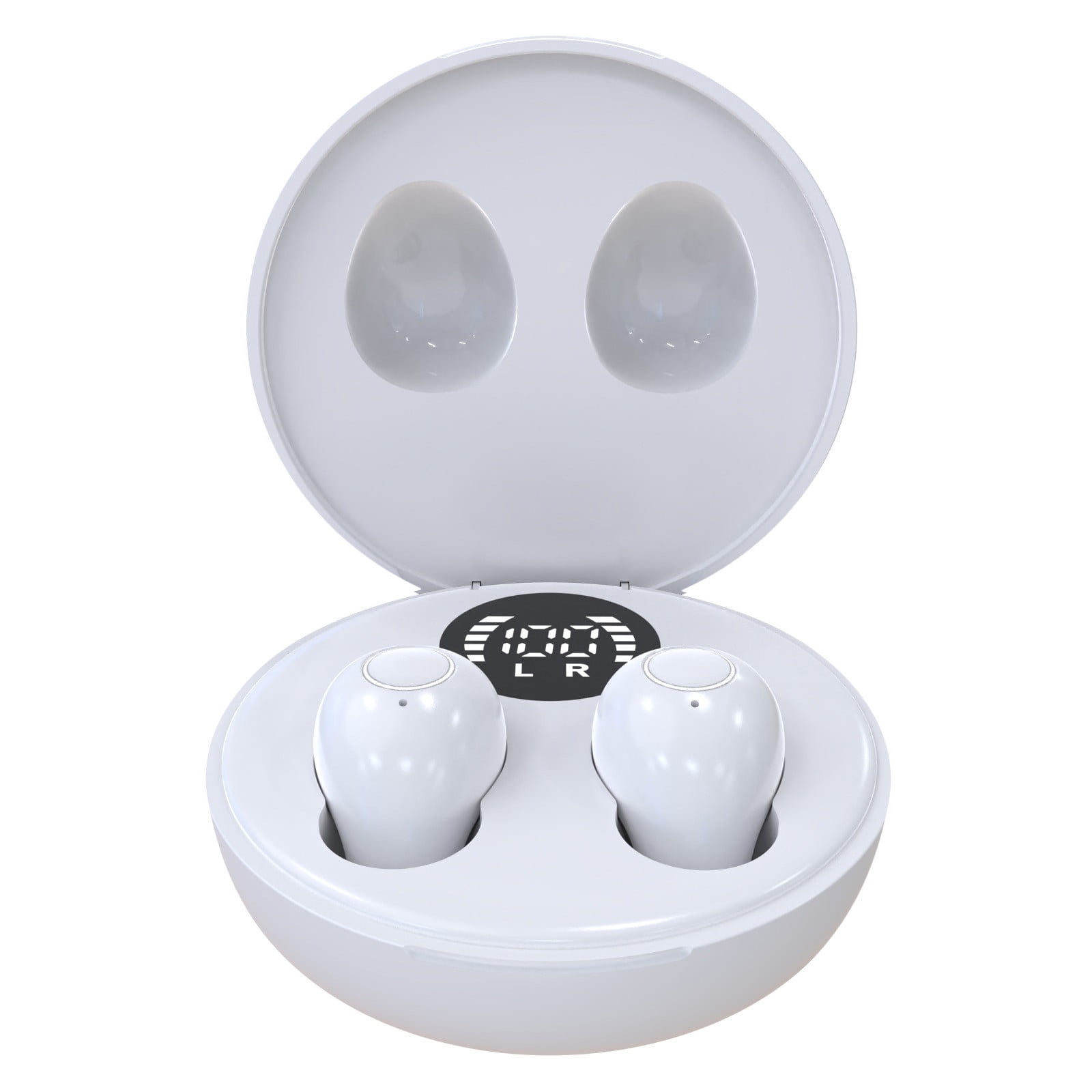 White True Wireless Mini In Ear Bluetooth Earphones With Surround Sound ...