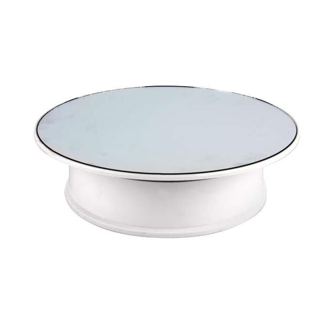 White Turntable With Mirror Battery Operated - Walmart.com