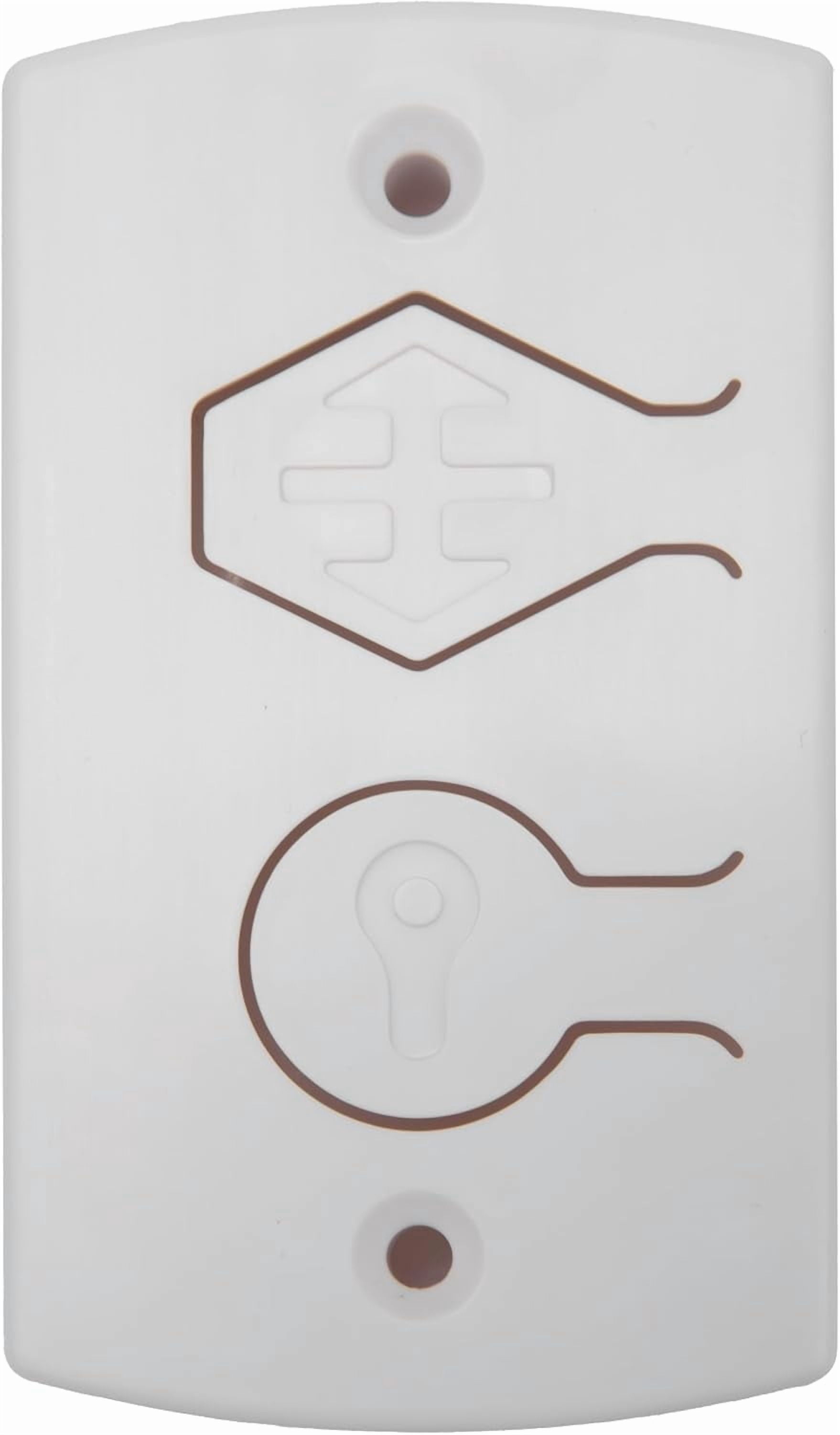 White Two Button Cover Plate, Inside Control Unit, for Wayne Dalton ...